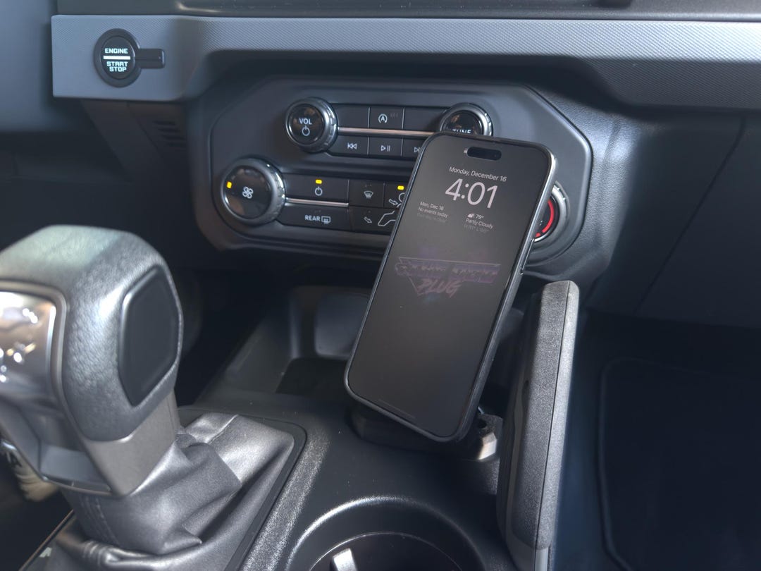 2021+ Ford Bronco Mag Safe Wireless Charging Mount (charger INCLUDED ...