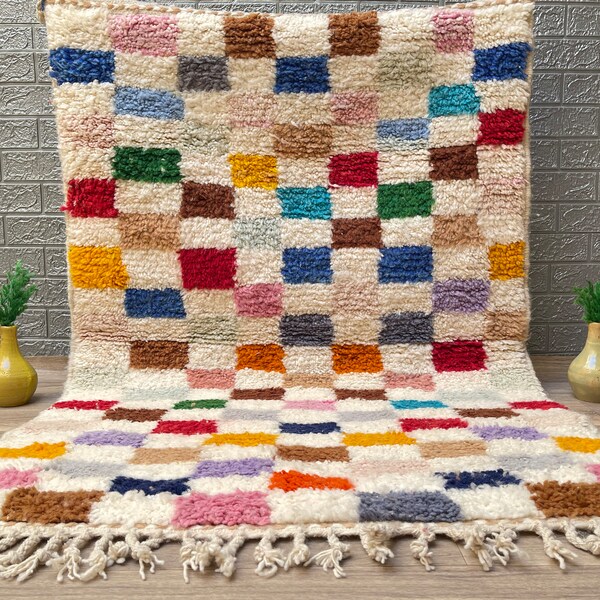 Checkered Rug - Etsy