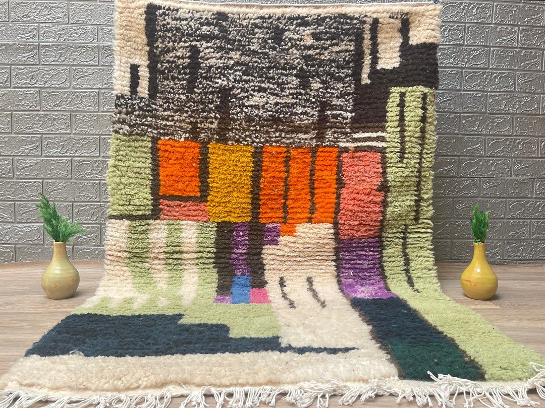 AMAZING MOROCCAN RUG, Colorful Moroccan Rug , Rug for Bedroom , Custom ...