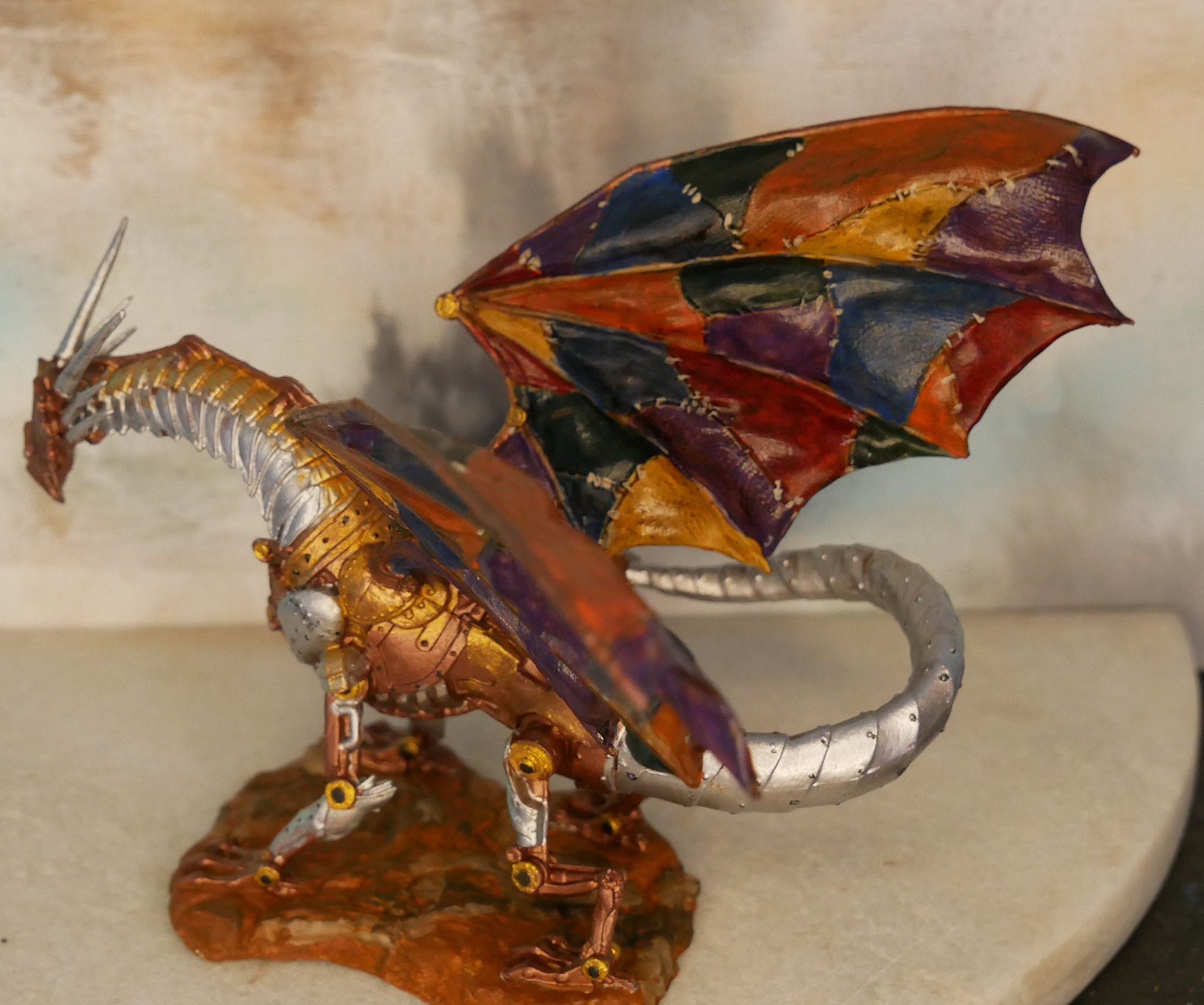Custom-Painted Red Dragon Wyrmling with Hoard Miniature | TTRPG | Mini ...
