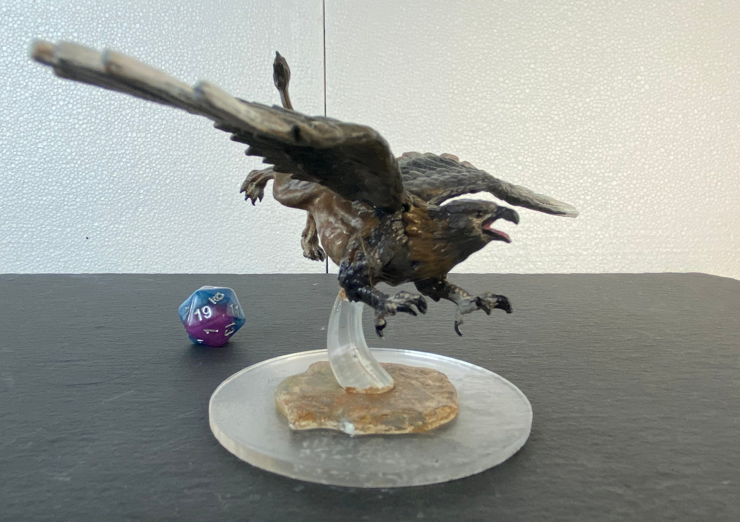 Custom-painted medium brown griffin Miniature | TTRPG | Mini | DND ...