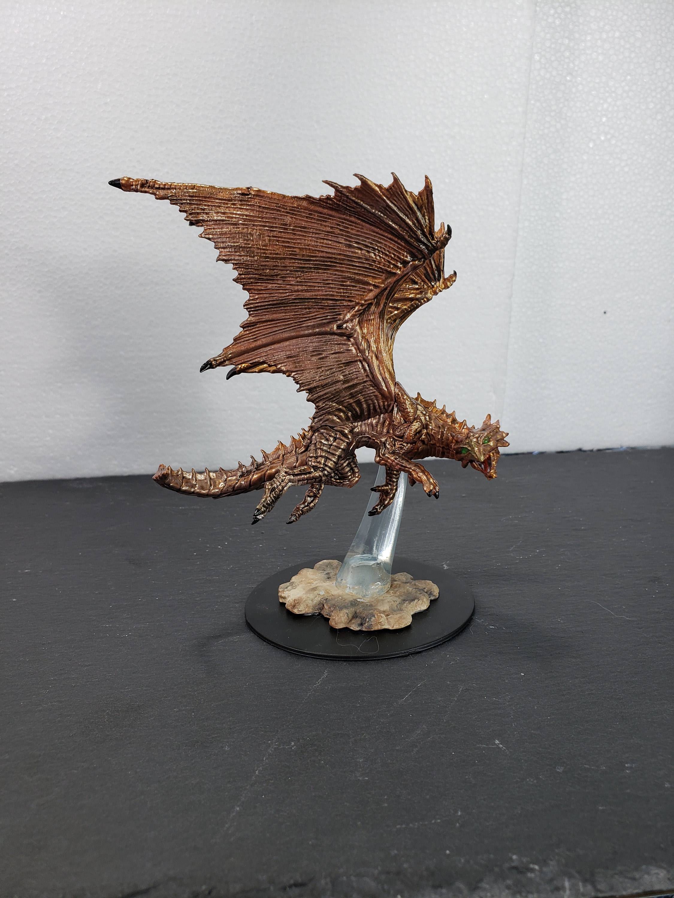 Hand-painted Young Brass Dragon Miniature | TTRPG | Mini | DND | RPG ...