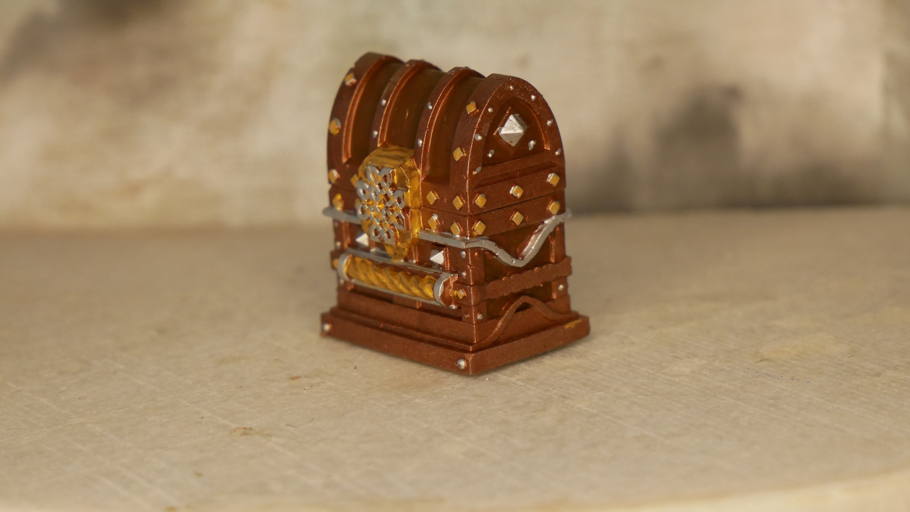 Hand-painted Treasure Chest Miniature | TTRPG | Mini | DND | RPG ...
