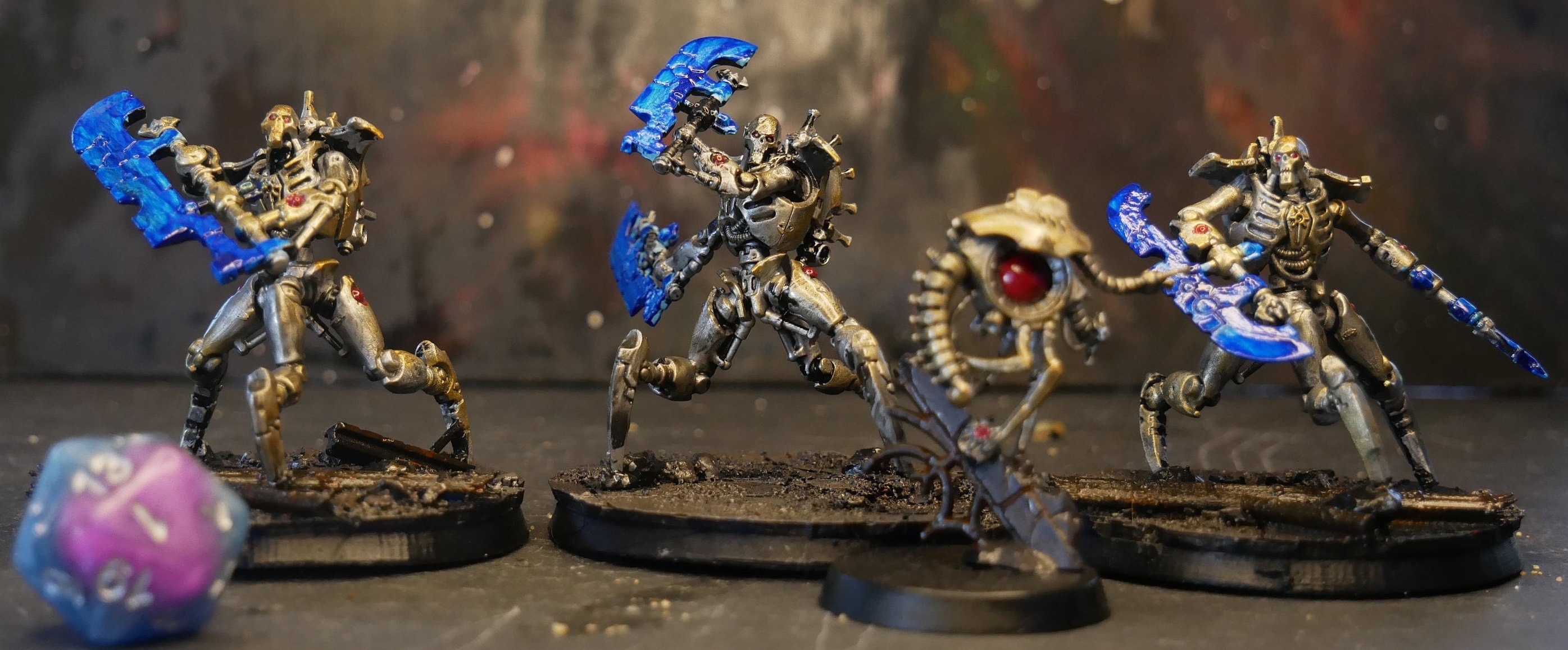 Custom-painted Necron Triarch Praetorian Unit Miniature | Wargaming ...