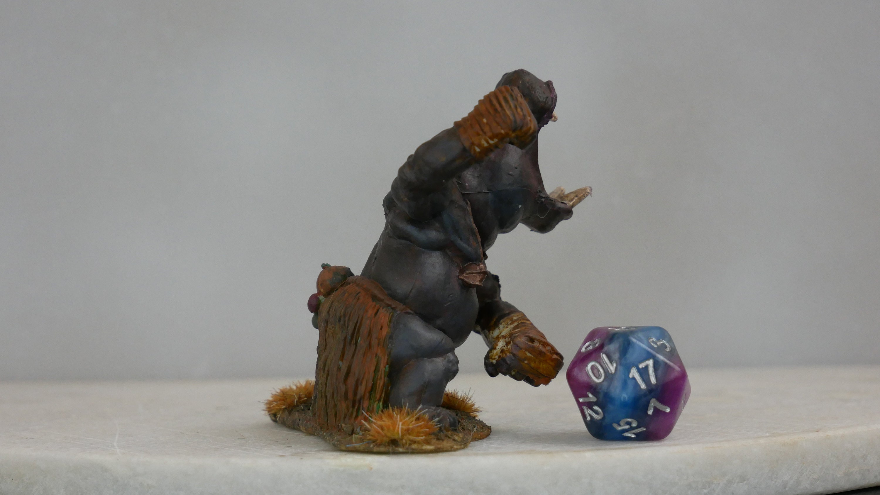 Hand painted Pugilistic Hippo Beastman miniature | TTRPG | RPG | DND ...
