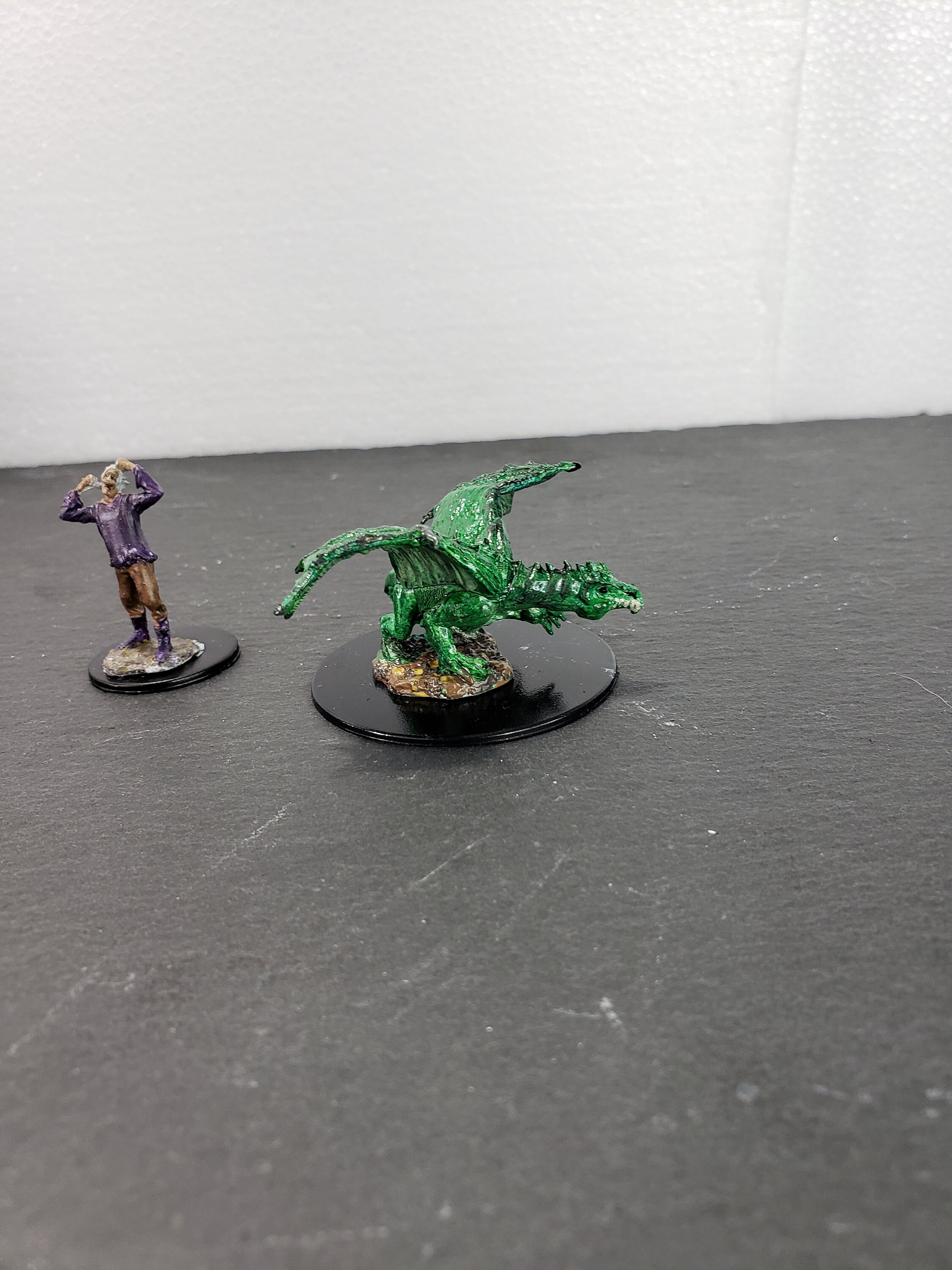 Hand-painted Young Brass Dragon Miniature | TTRPG | Mini | DND | RPG ...