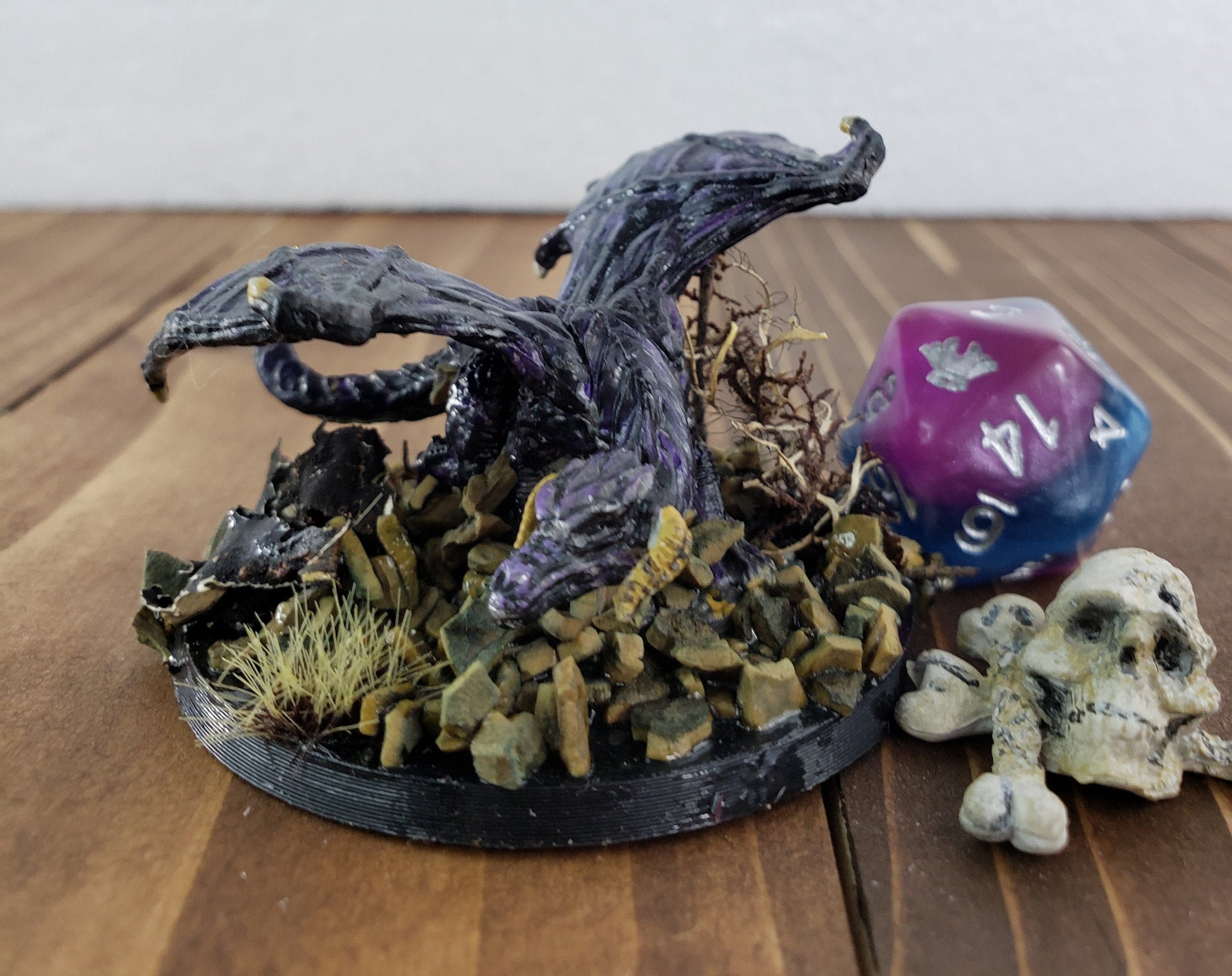 Hand-painted Young Brass Dragon Miniature | TTRPG | Mini | DND | RPG ...