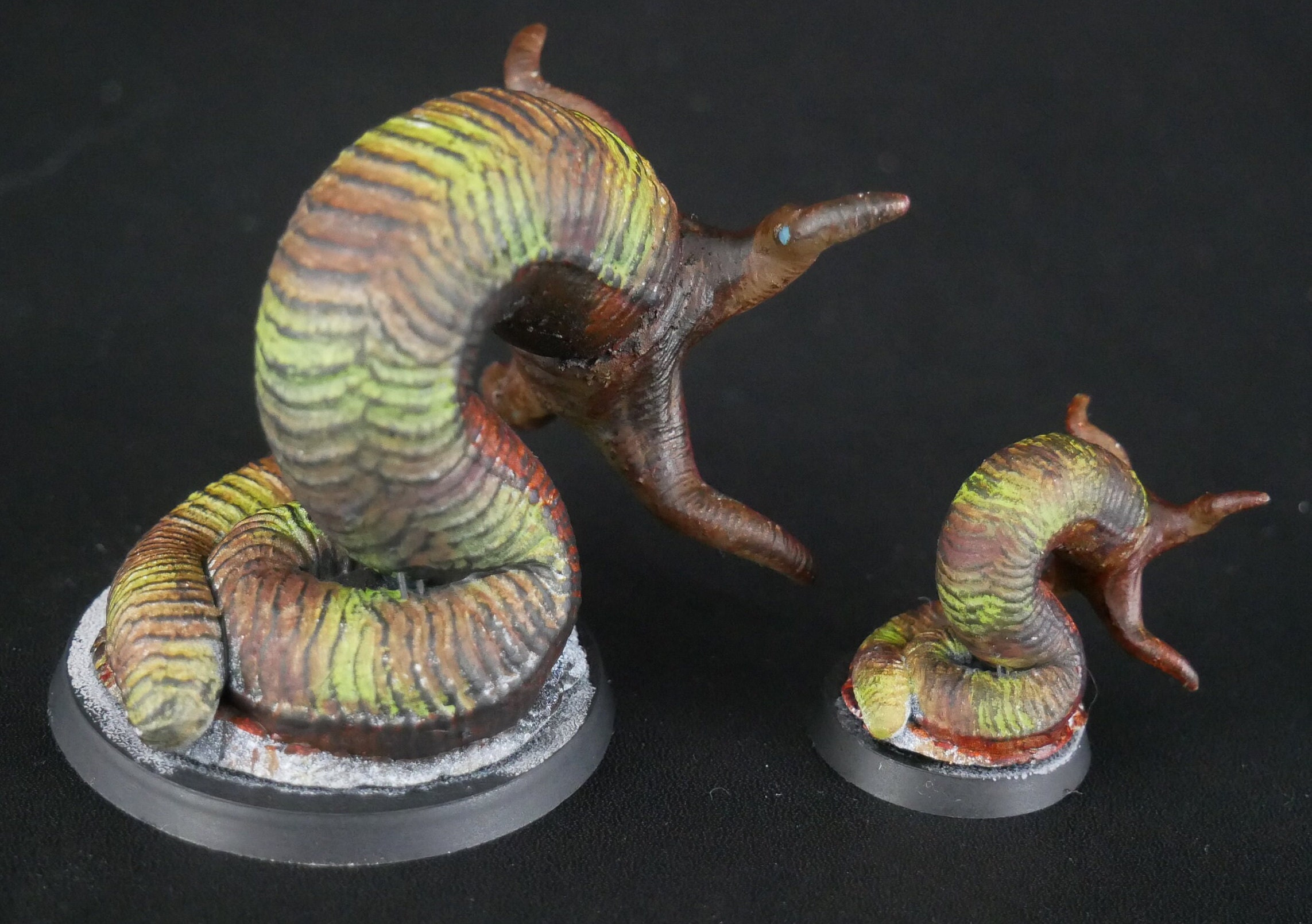 Hand painted Stealthy Grick Alpha and Grick miniatures (2) | TTRPG ...