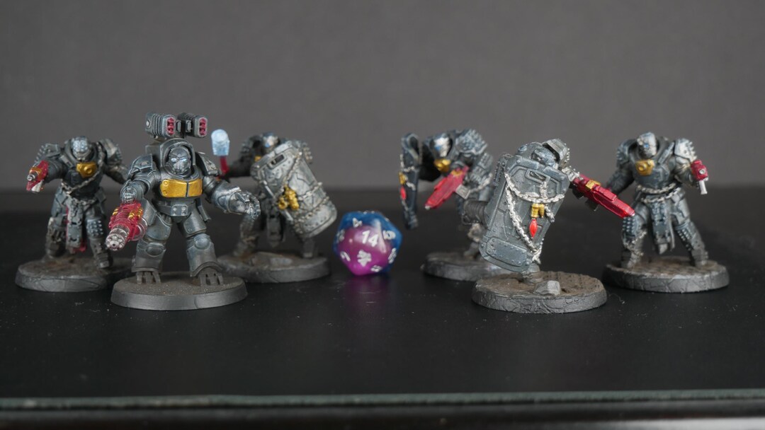 Hand Painted Breacher Warband Miniatures | Sci Fi | Skirmish | Wargame ...
