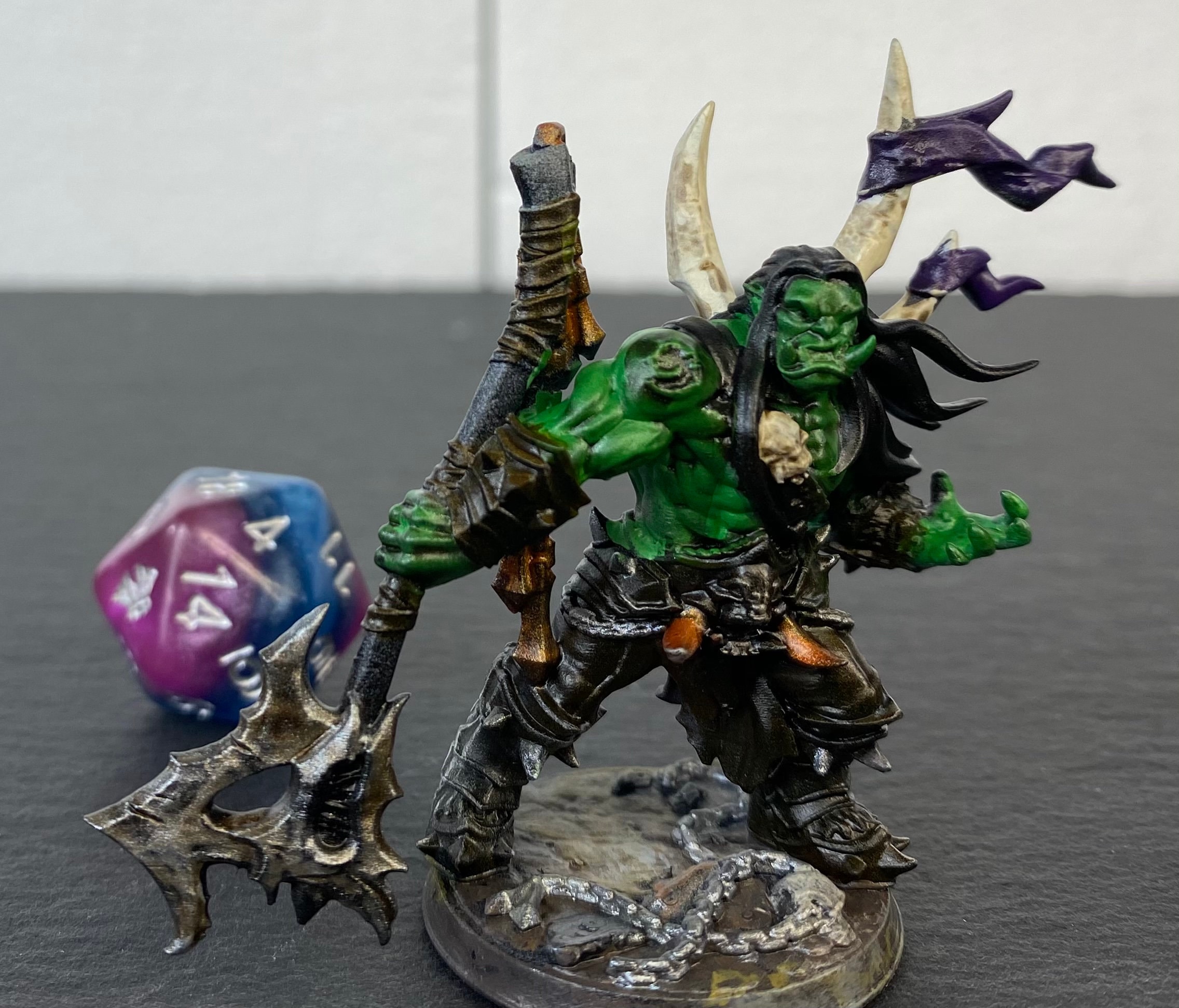 Custom painted Death Knight/Antipaladin miniature | TTRPG | RPG | DND ...