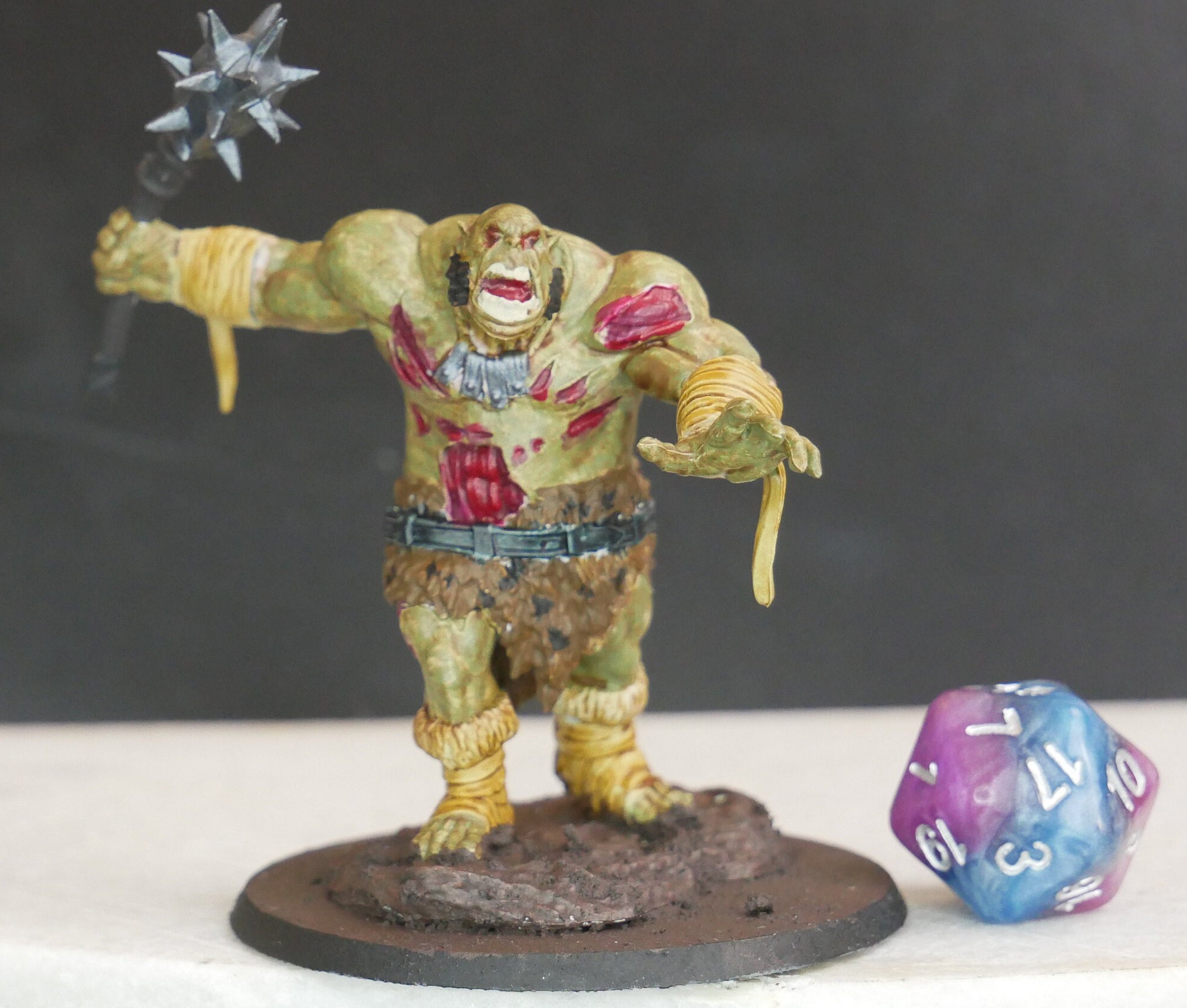 Hand painted Ogre Zombie miniature | TTRPG | RPG | DND — Hawksmoor's ...