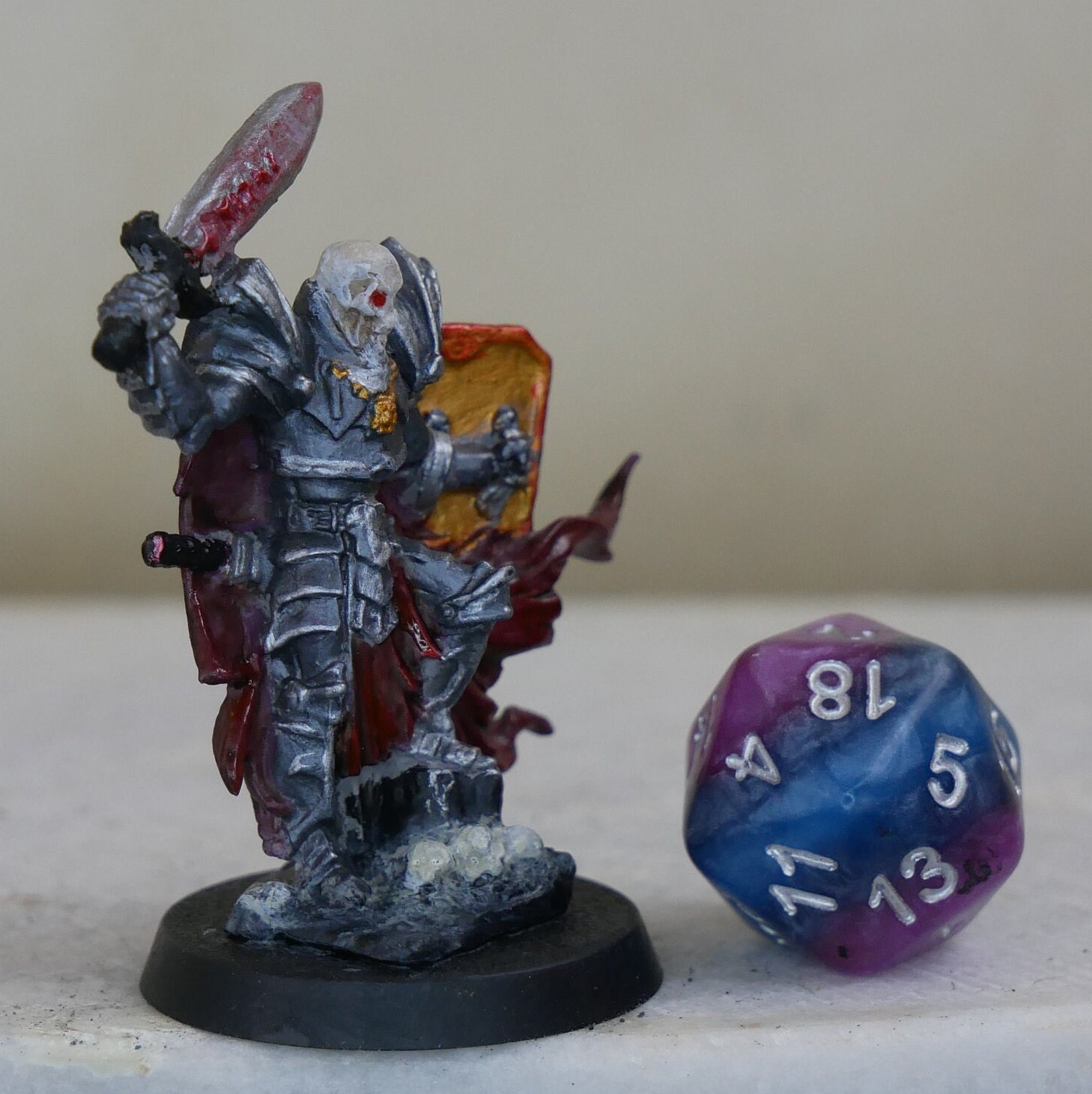 Hand-painted Death Knight miniature | TTRPG | DND | RPG — Hawksmoor's ...