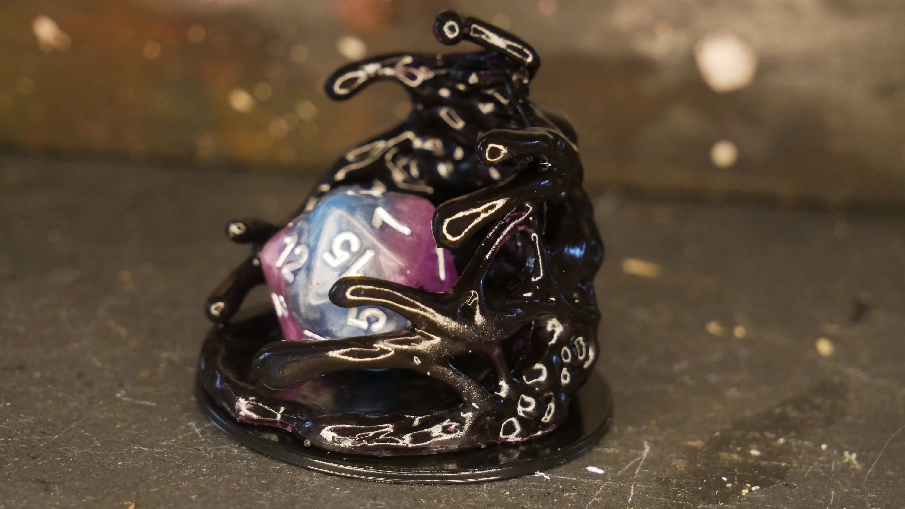 Hand-painted medium Black Pudding Miniature | TTRPG | Mini | DND | RPG ...