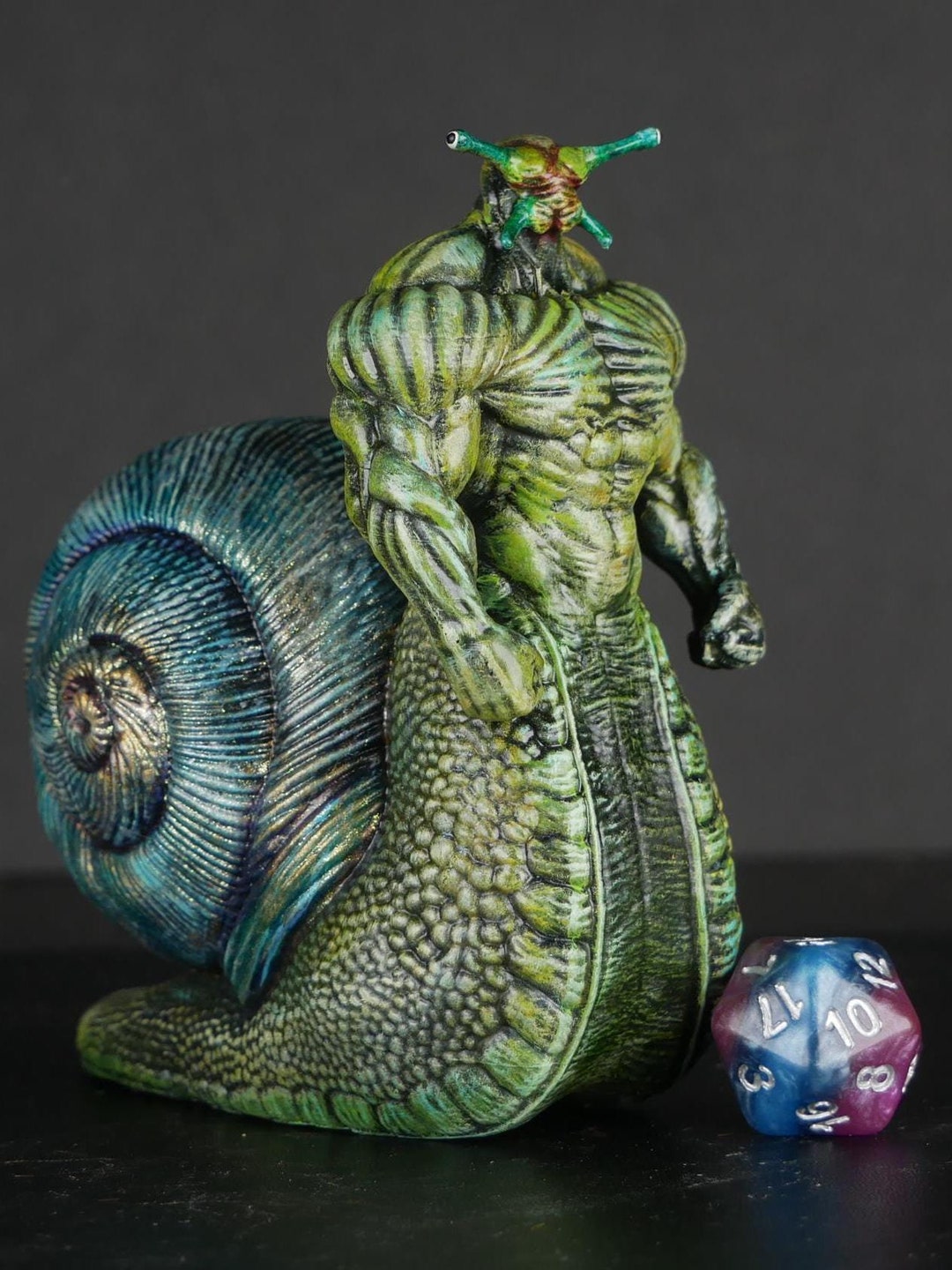 Handpainted Buff Snail Miniature TTRPG RPG Fantasy Rpg DND Pathfinder ...