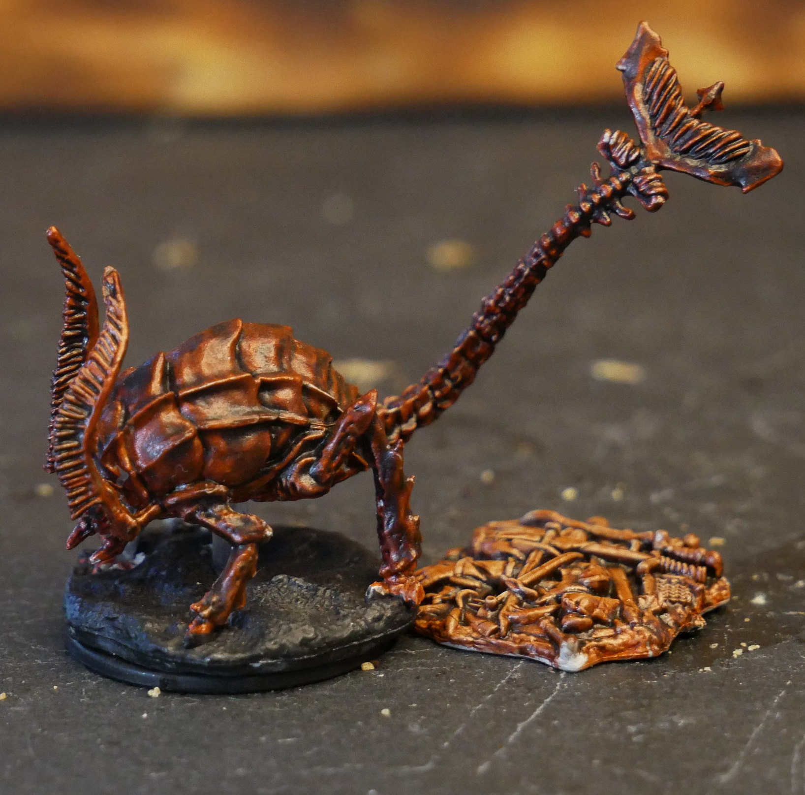 Hand-painted Hungry Rust Monster and "Hoard" Miniature | TTRPG | Mini ...