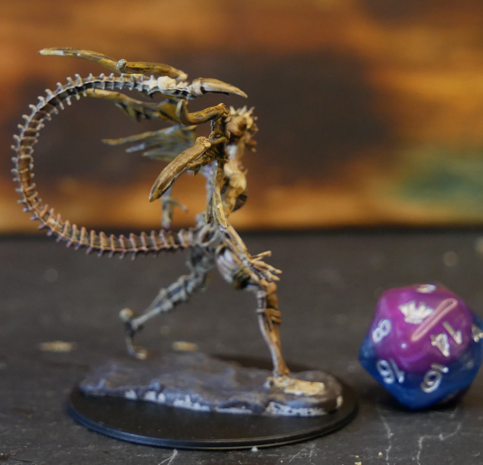 Hand painted Malicious Bone Devil Miniature | TTRPG | Mini | DND | RPG ...