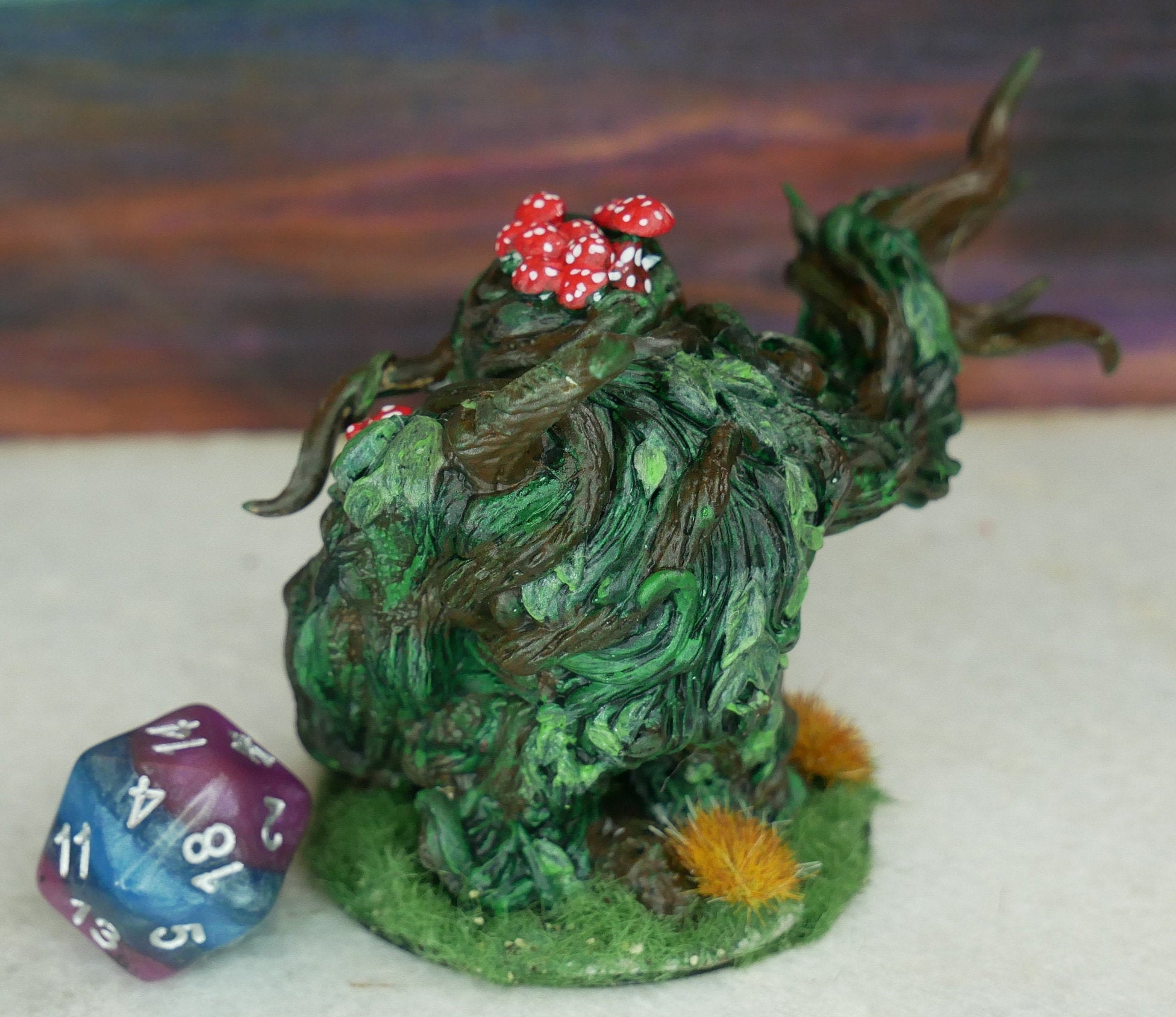 Custom-painted Ravenous Shambling Mound Miniature | TTRPG | Mini | DND ...