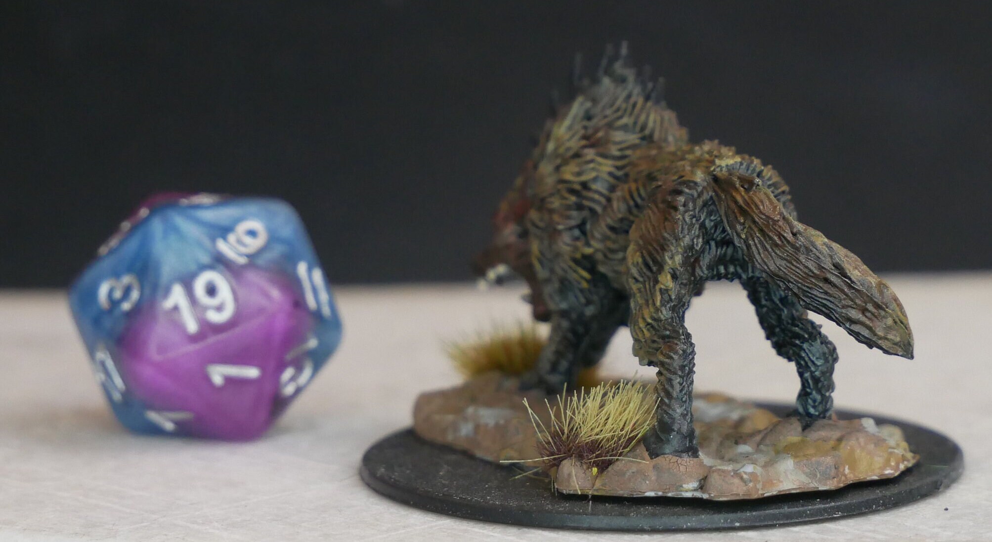 Hand-painted Deadly Dire Wolf miniature | TTRPG | RPG | DND — Hawksmoor ...