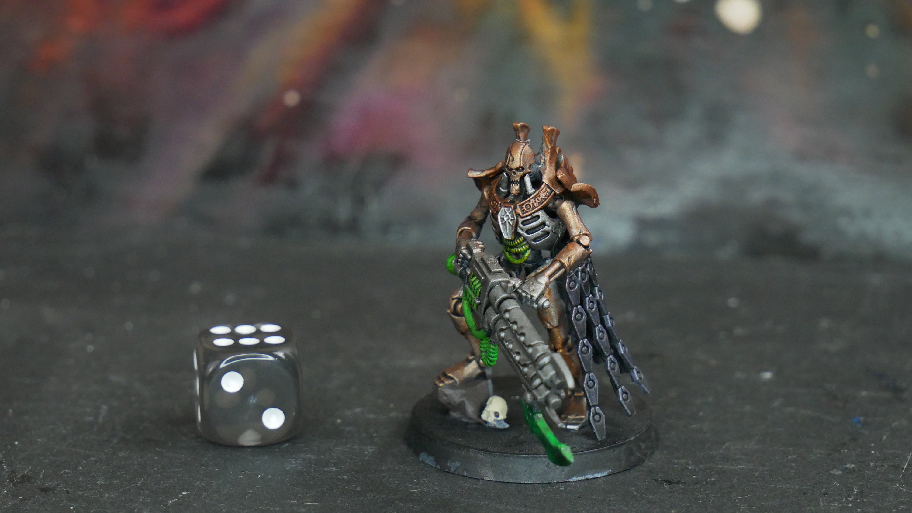 Custom-painted Necron Triarch Praetorian Unit Miniature | Wargaming ...