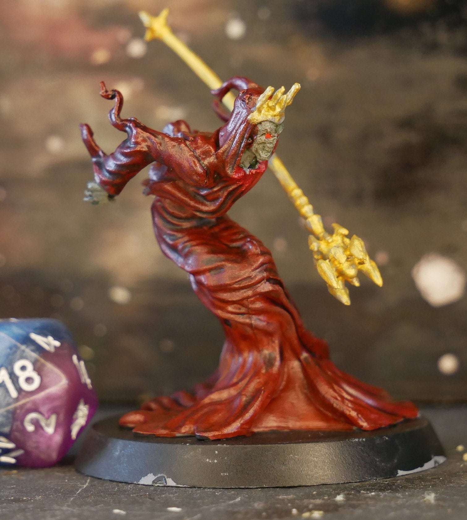 Hand-Painted Lich Miniature | TTRPG | Mini | DND | RPG — Hawksmoor's ...