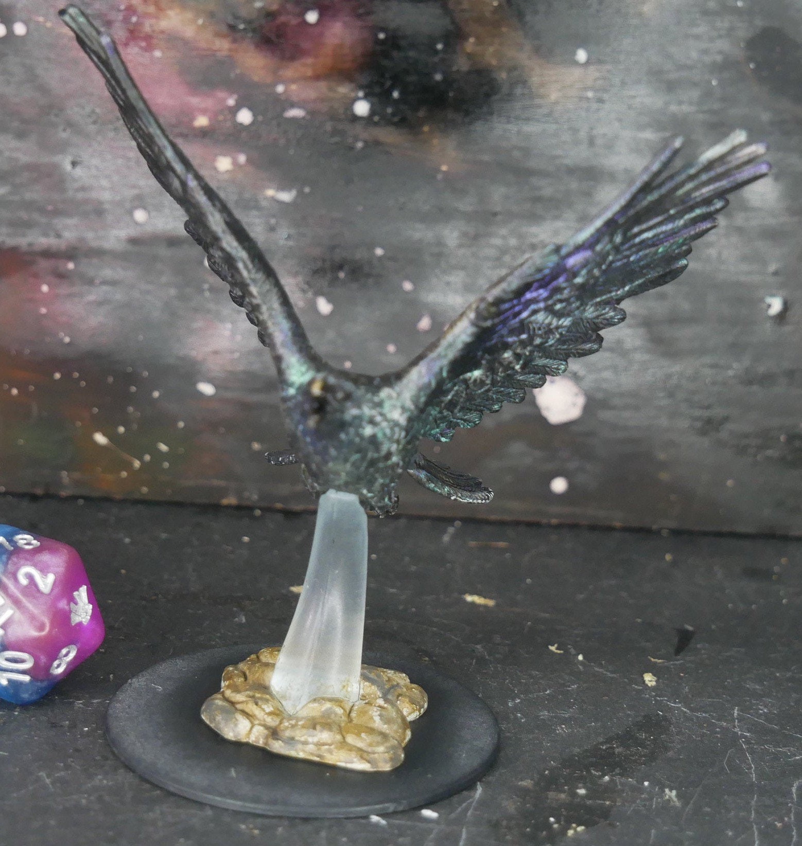 Custom-painted Giant Raven Miniature | TTRPG | Mini | DND | RPG ...