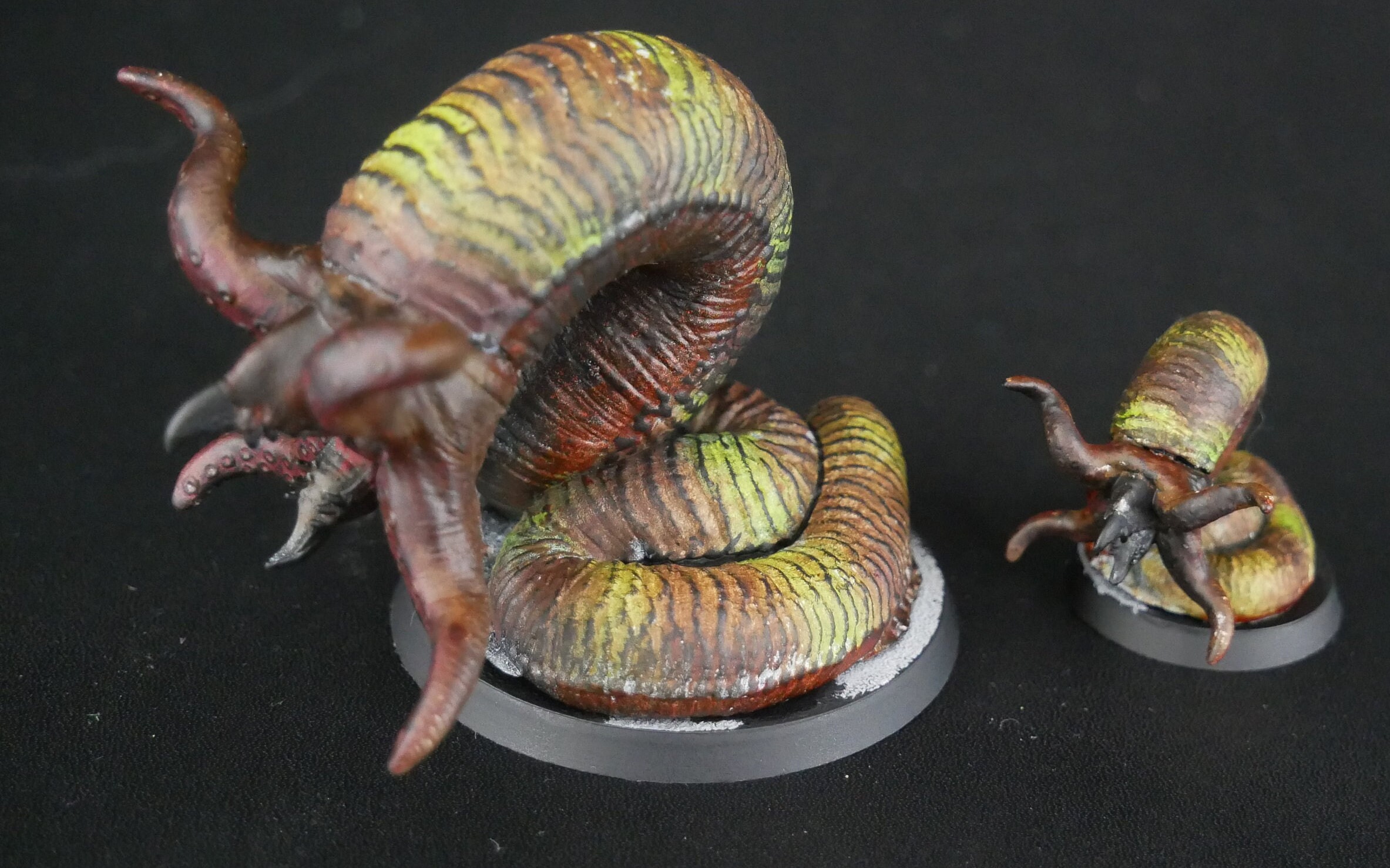 Hand painted Stealthy Grick Alpha and Grick miniatures (2) | TTRPG ...