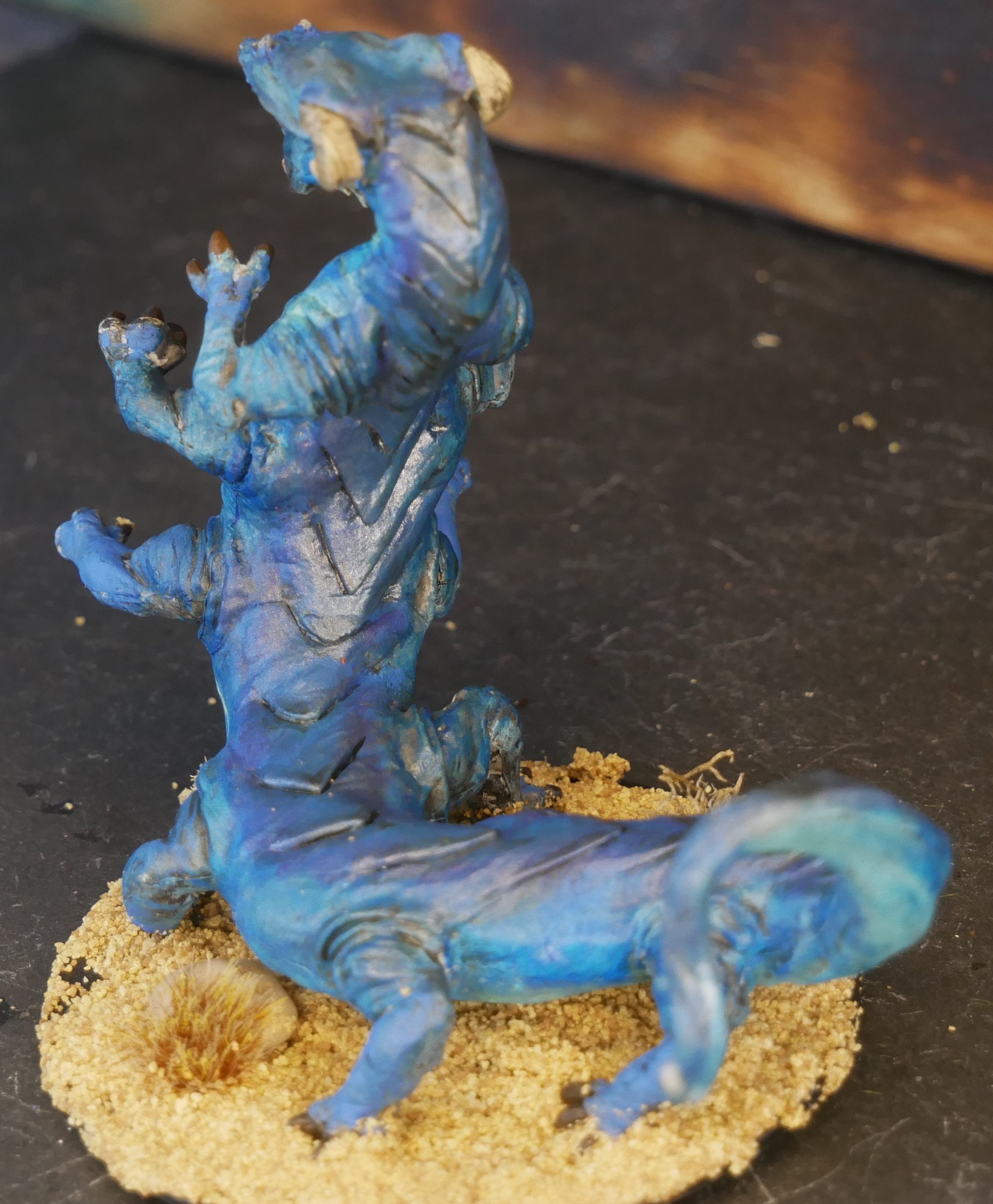 Custom-painted Belligerent Behir Miniature | TTRPG | Mini | DND | RPG ...