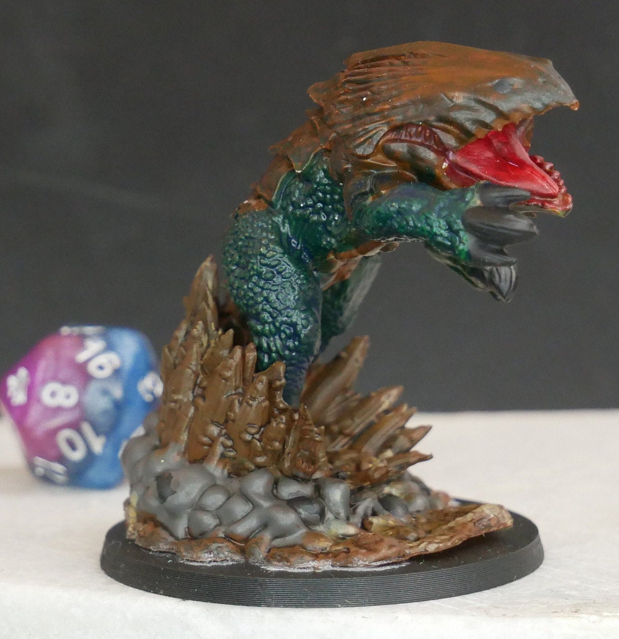 Custom-painted Relentless Bulette Miniature | TTRPG | Mini | DND | RPG ...