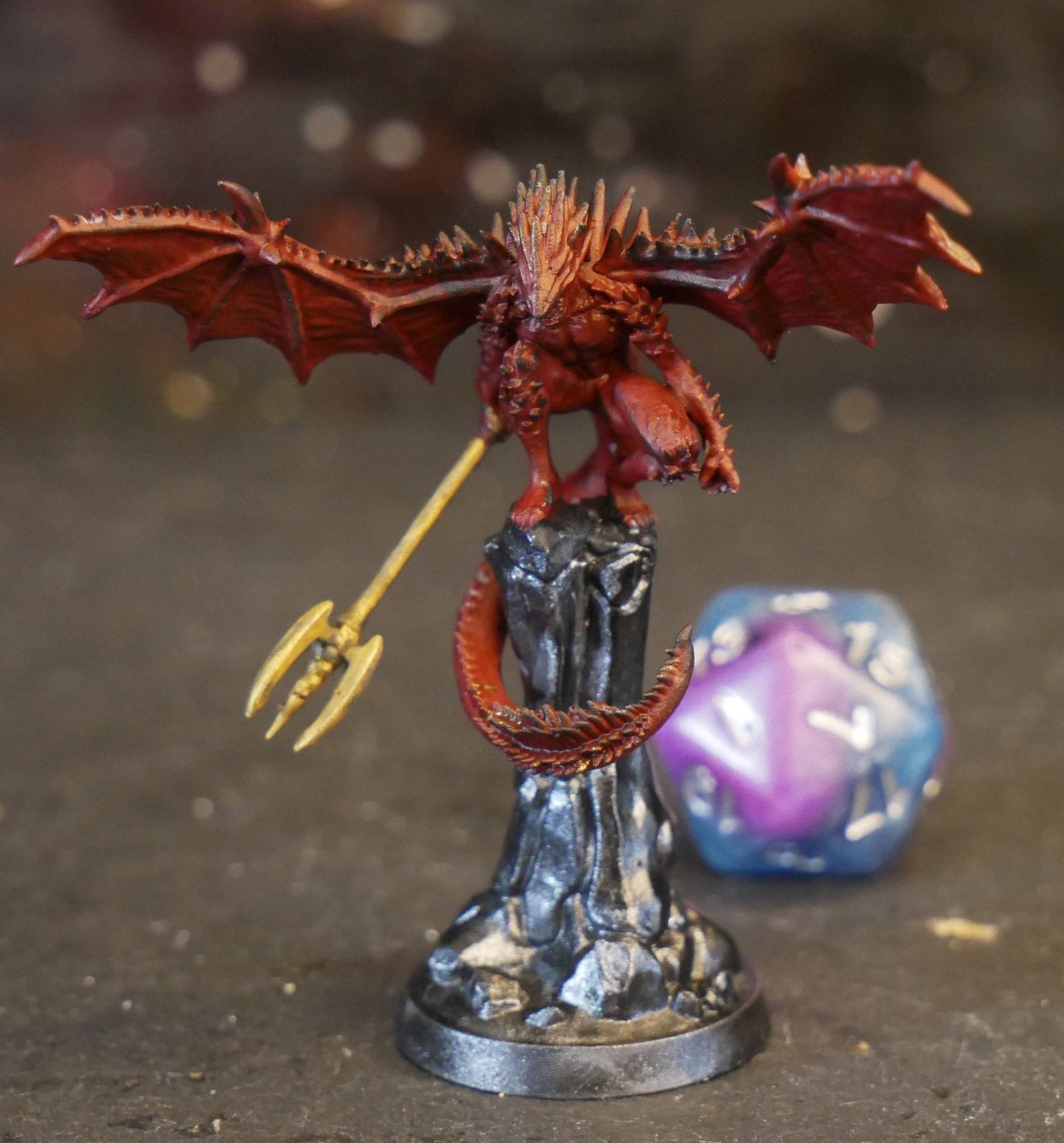 Custom-painted Devil Miniature | TTRPG | Mini | DND | RPG — Hawksmoor's ...