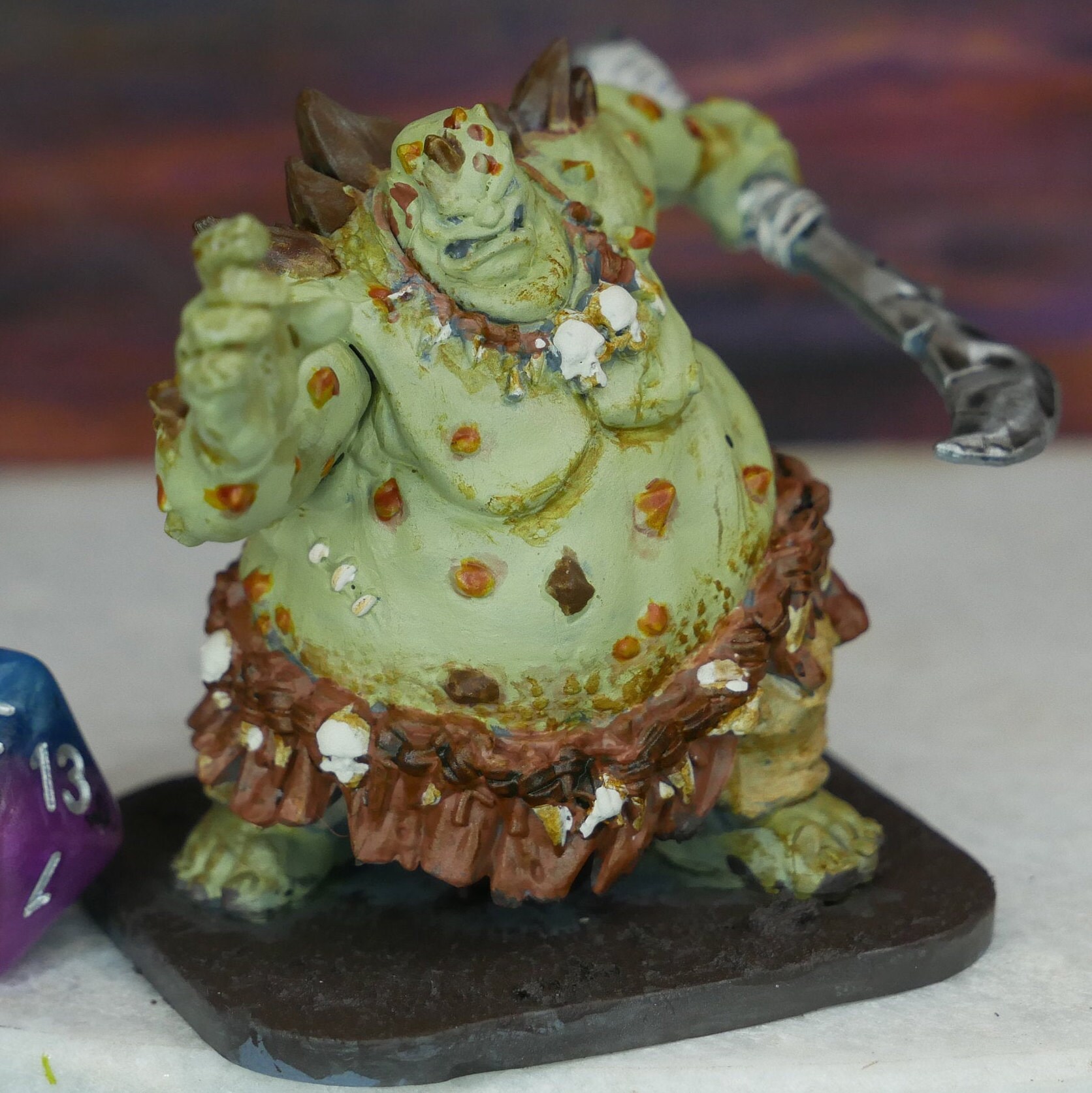 Custom-painted Undead Ogre/Unclean One miniature | TTRPG DND RPG ...