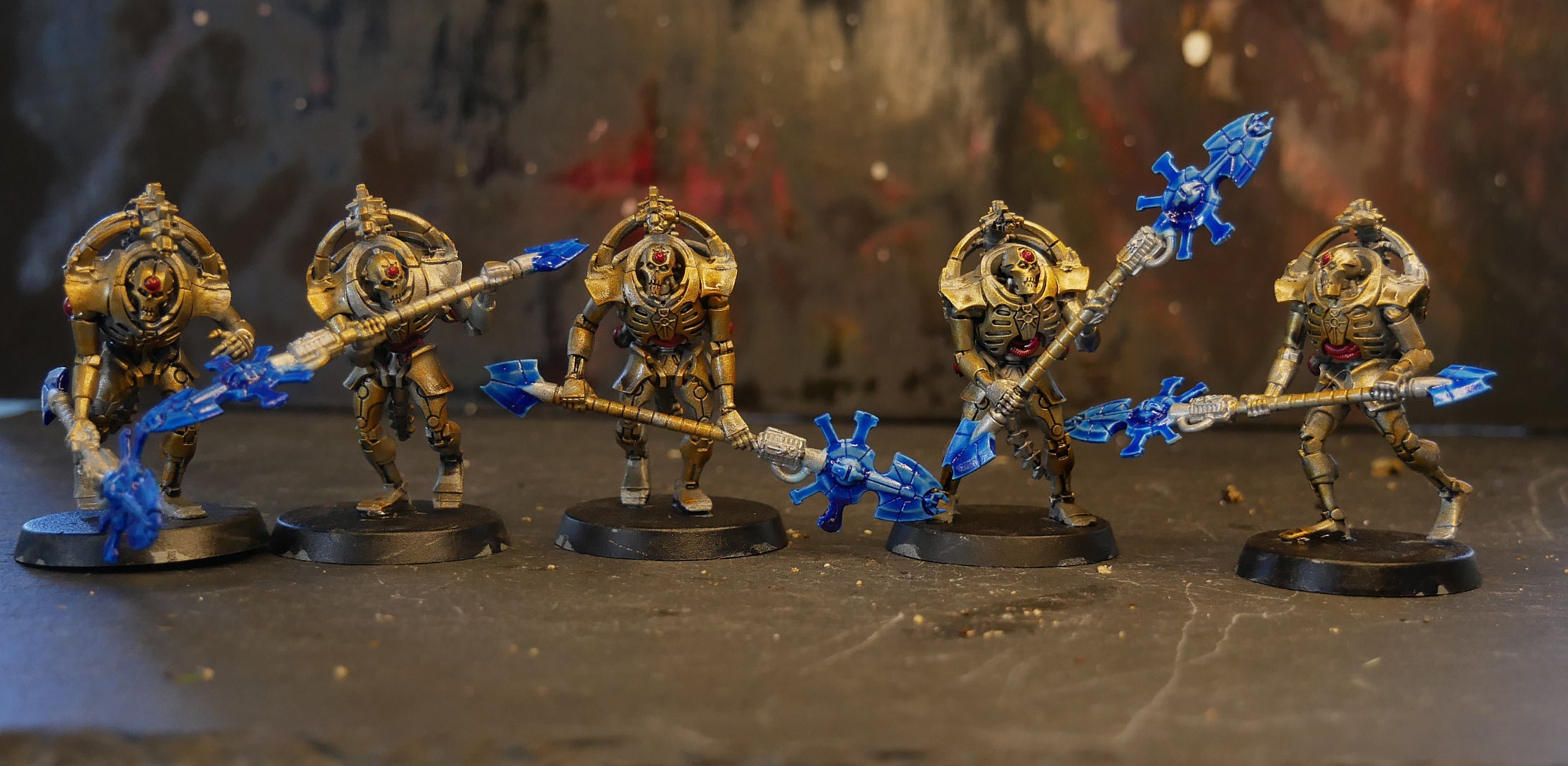 Custom-painted Necron Triarch Praetorian Unit Miniature | Wargaming ...