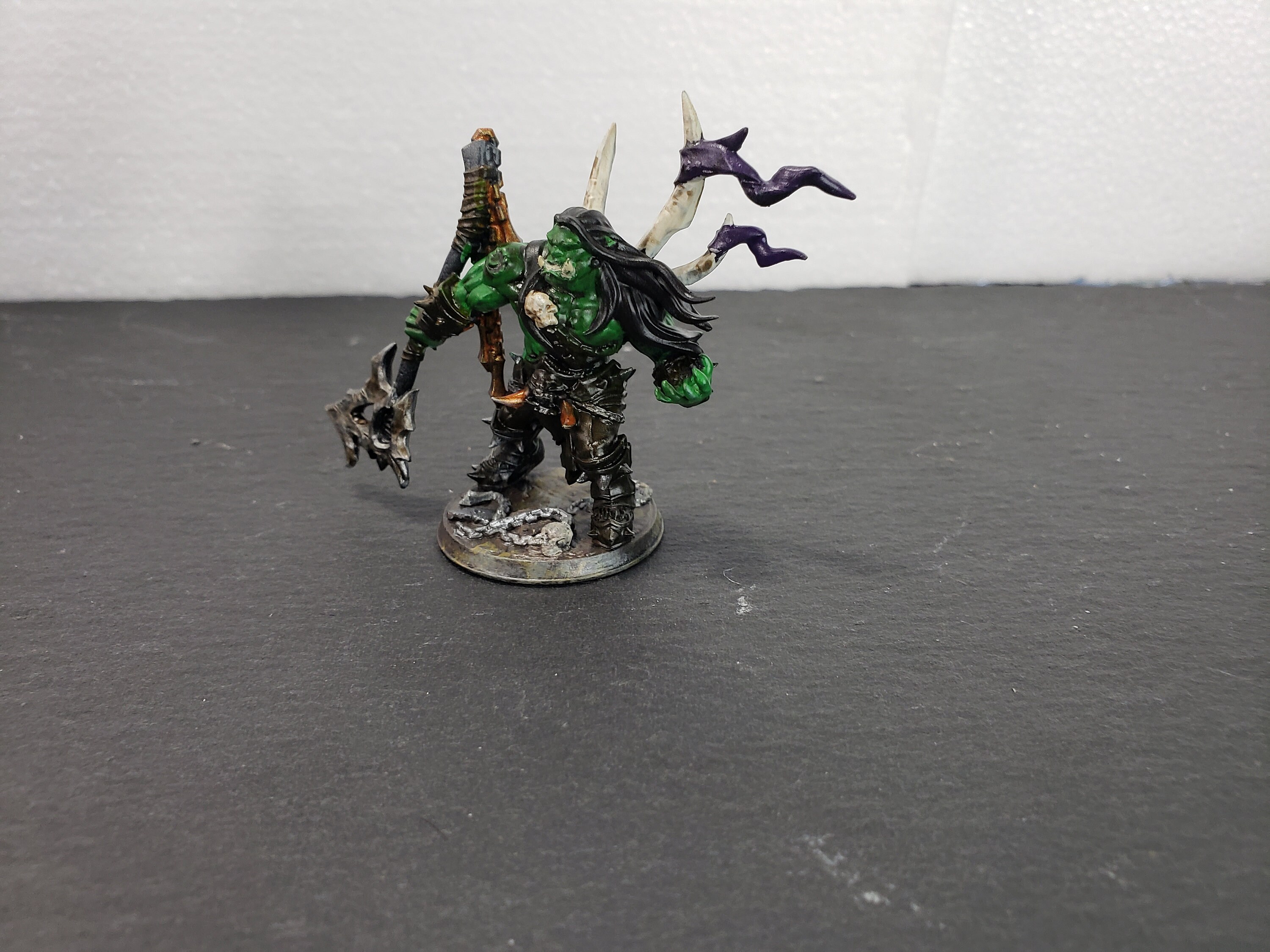 Custom-painted Savage Orc Warlord Miniature | TTRPG | Mini | DND | RPG ...