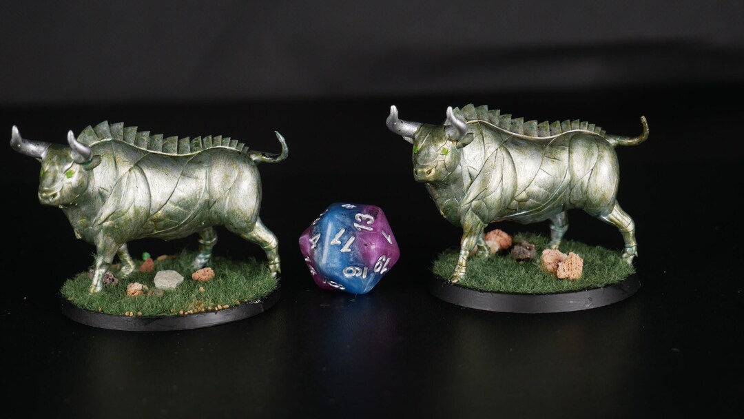 Hand Painted Gorgon Miniature TTRPG RPG DND - Etsy