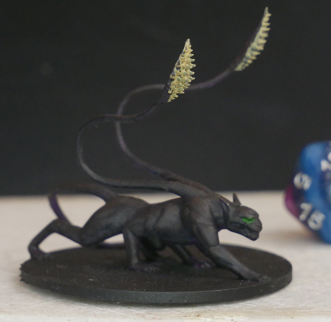 Hand painted Displacer Beast miniature | TTRPG | RPG | DND — Hawksmoor ...