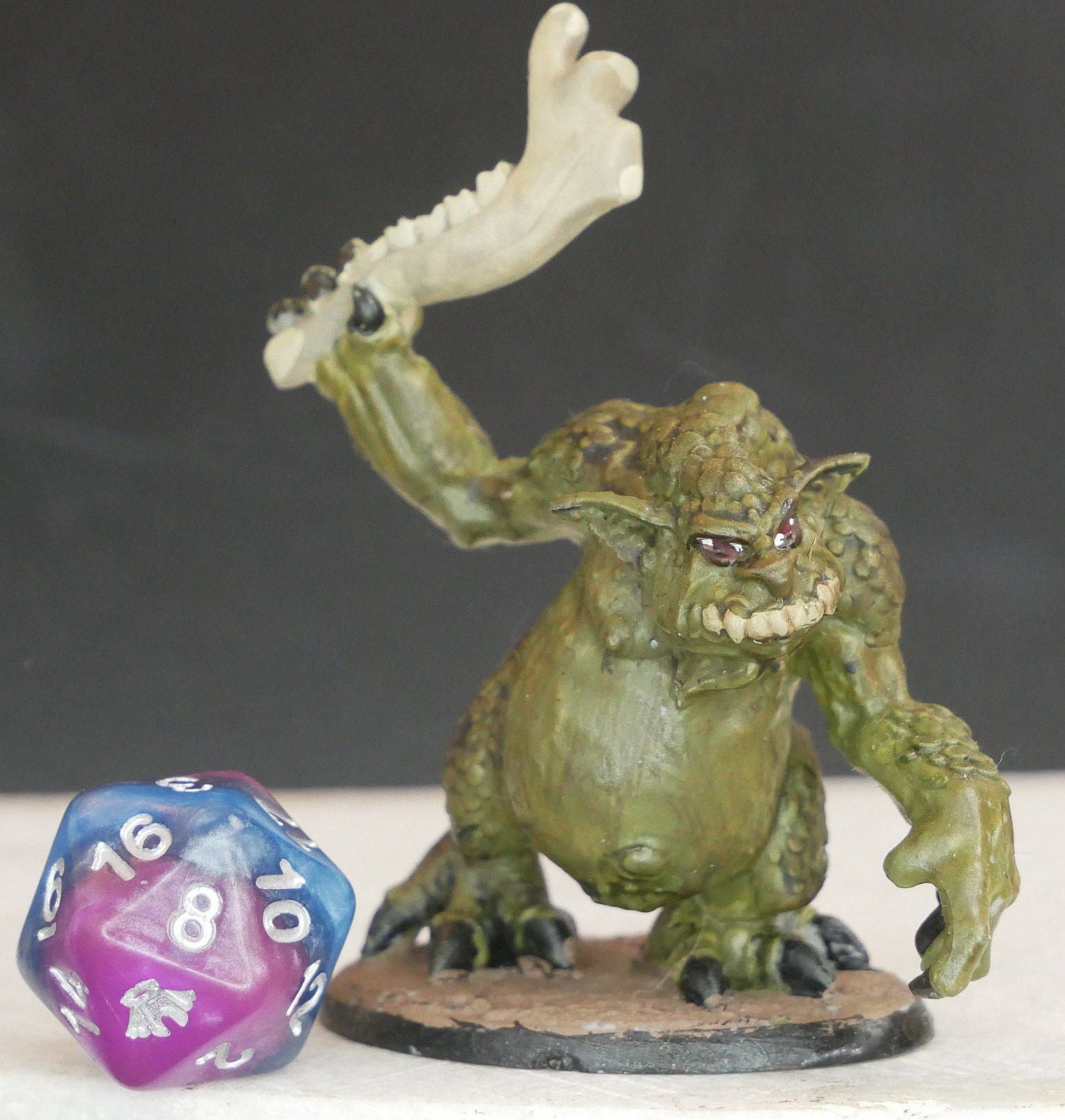 Hand Painted Cave Troll Miniature | TTRPG | Mini | DND | RPG ...