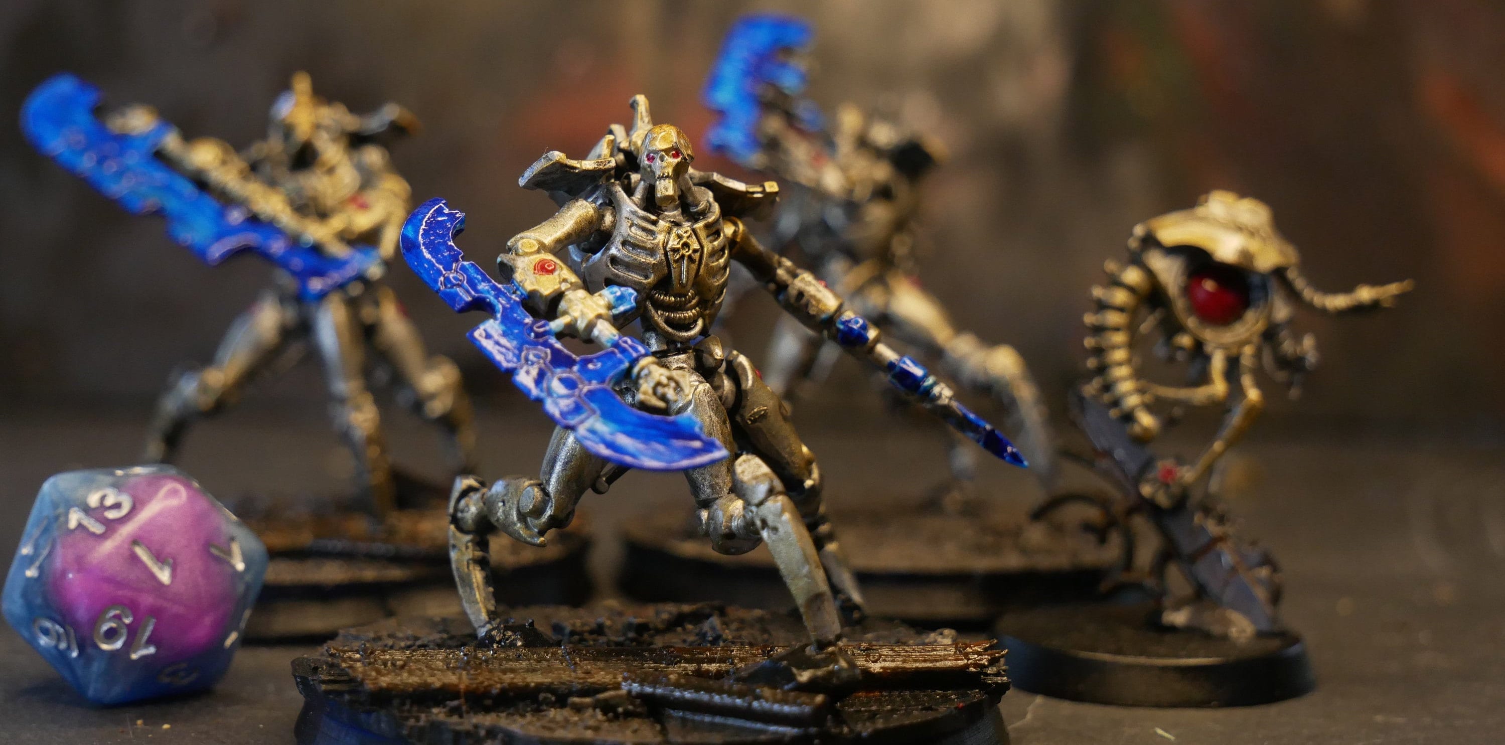 Custom-painted Skorpehk Destroyers custom basing Miniature | Wargaming ...