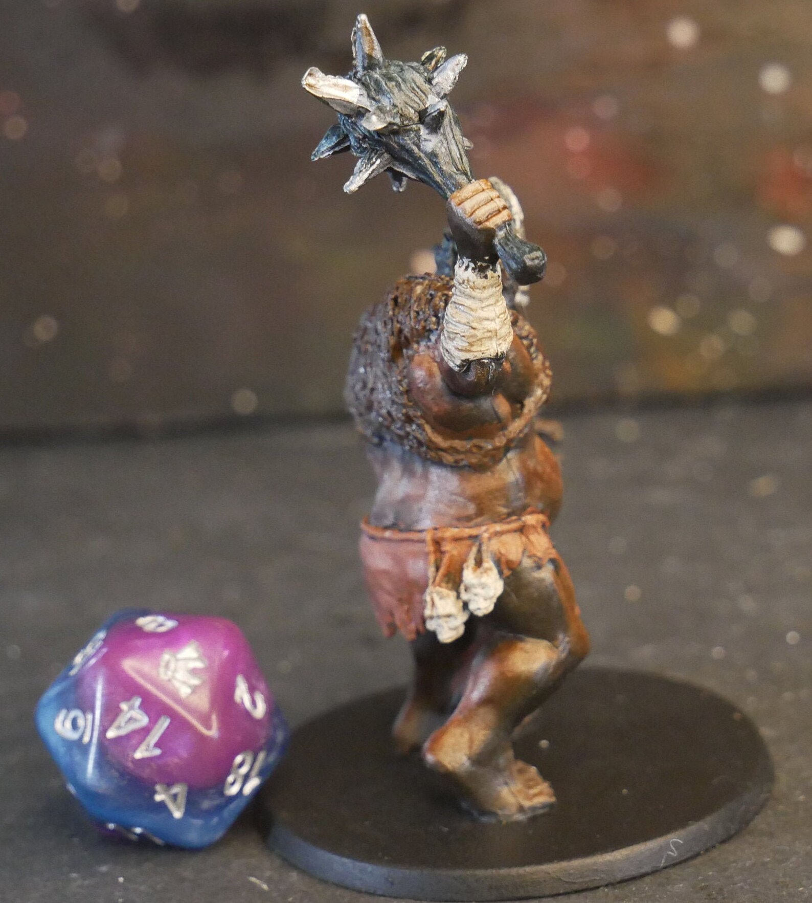 Hand-painted Warrior Ettin Miniature TTRPG Mini DND - Etsy