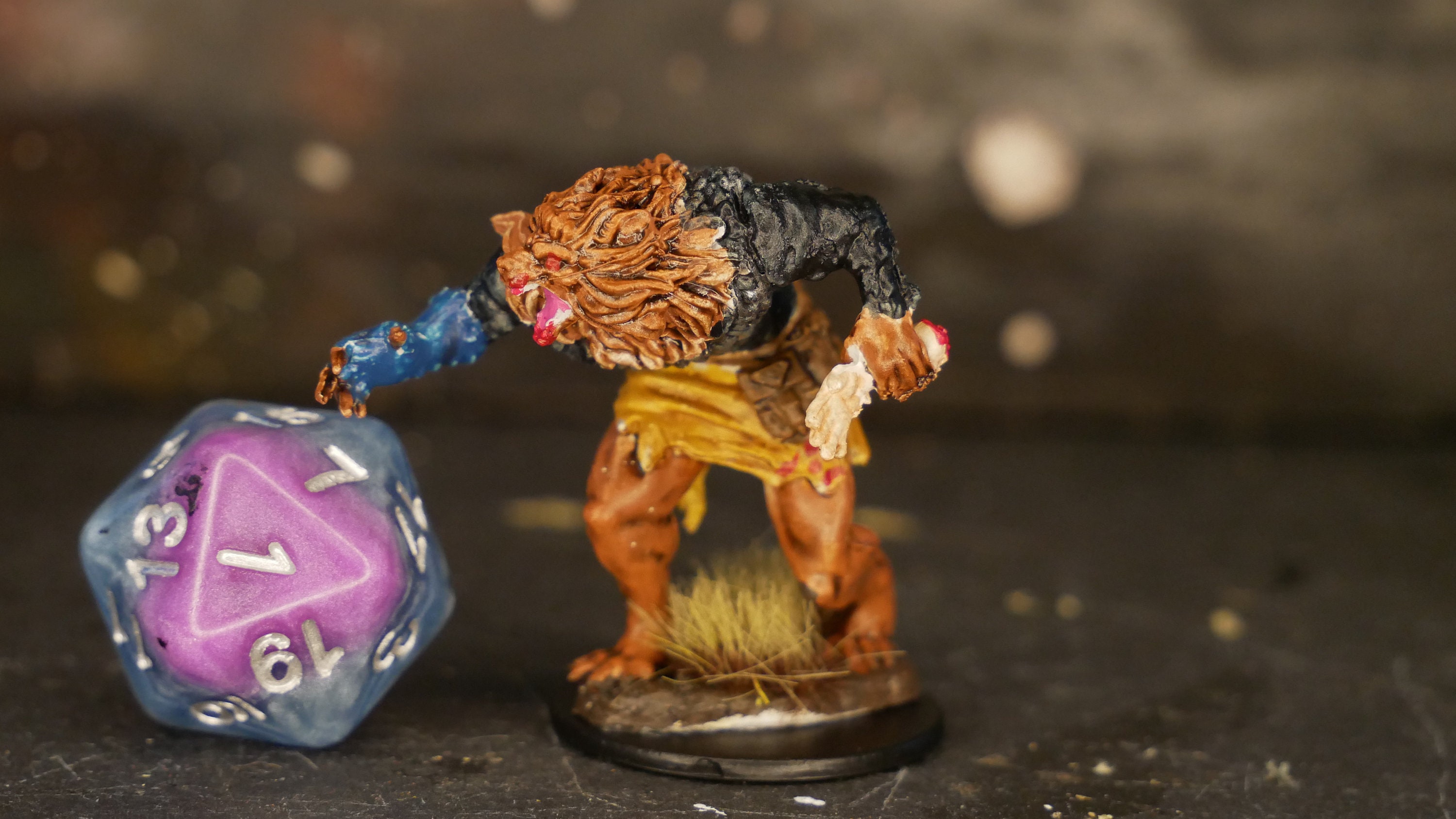 Hand painted ferocious Wererat lycanthrope miniature | TTRPG | RPG ...