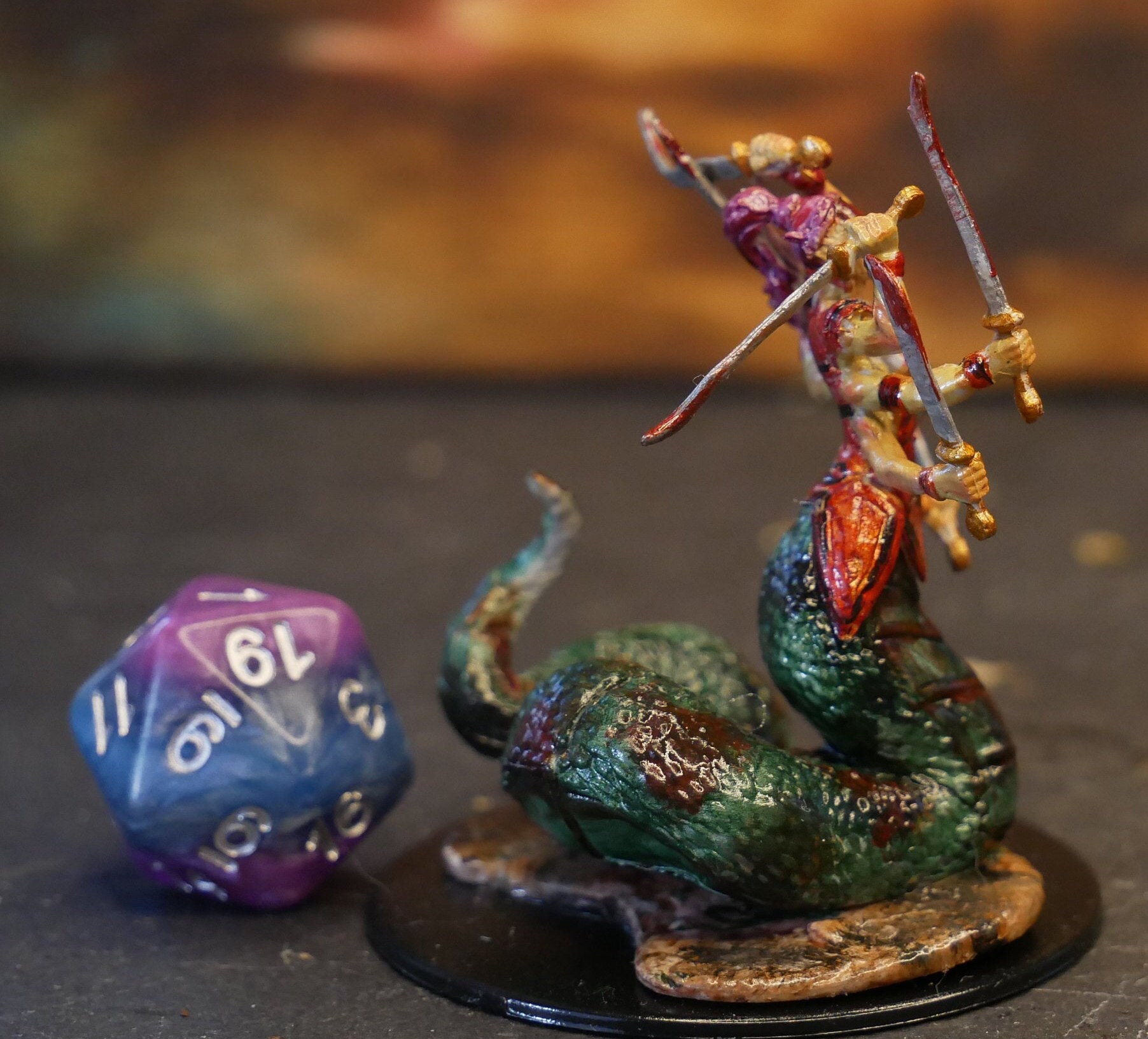 Hand painted Deadly Bulette (Landshark) miniature | TTRPG | RPG DND ...