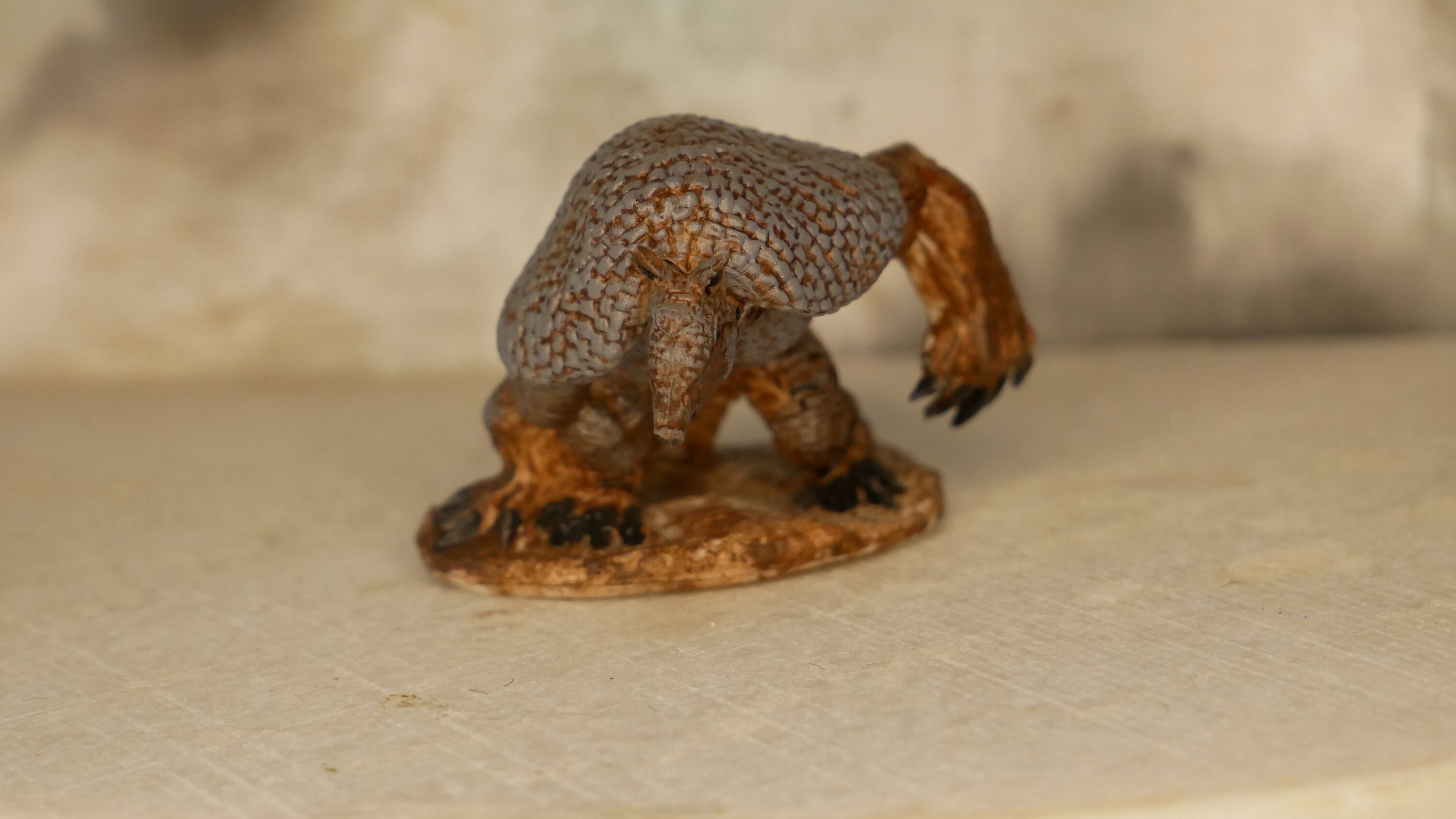 Custom-painted Ferocious Were-Armadillo Miniature | TTRPG | Mini | DND ...