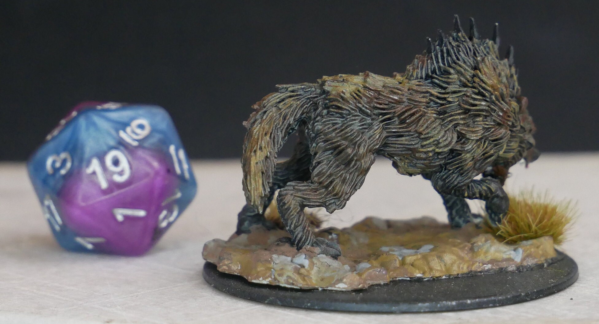 Hand-painted Deadly Dire Wolf miniature | TTRPG | RPG | DND — Hawksmoor ...