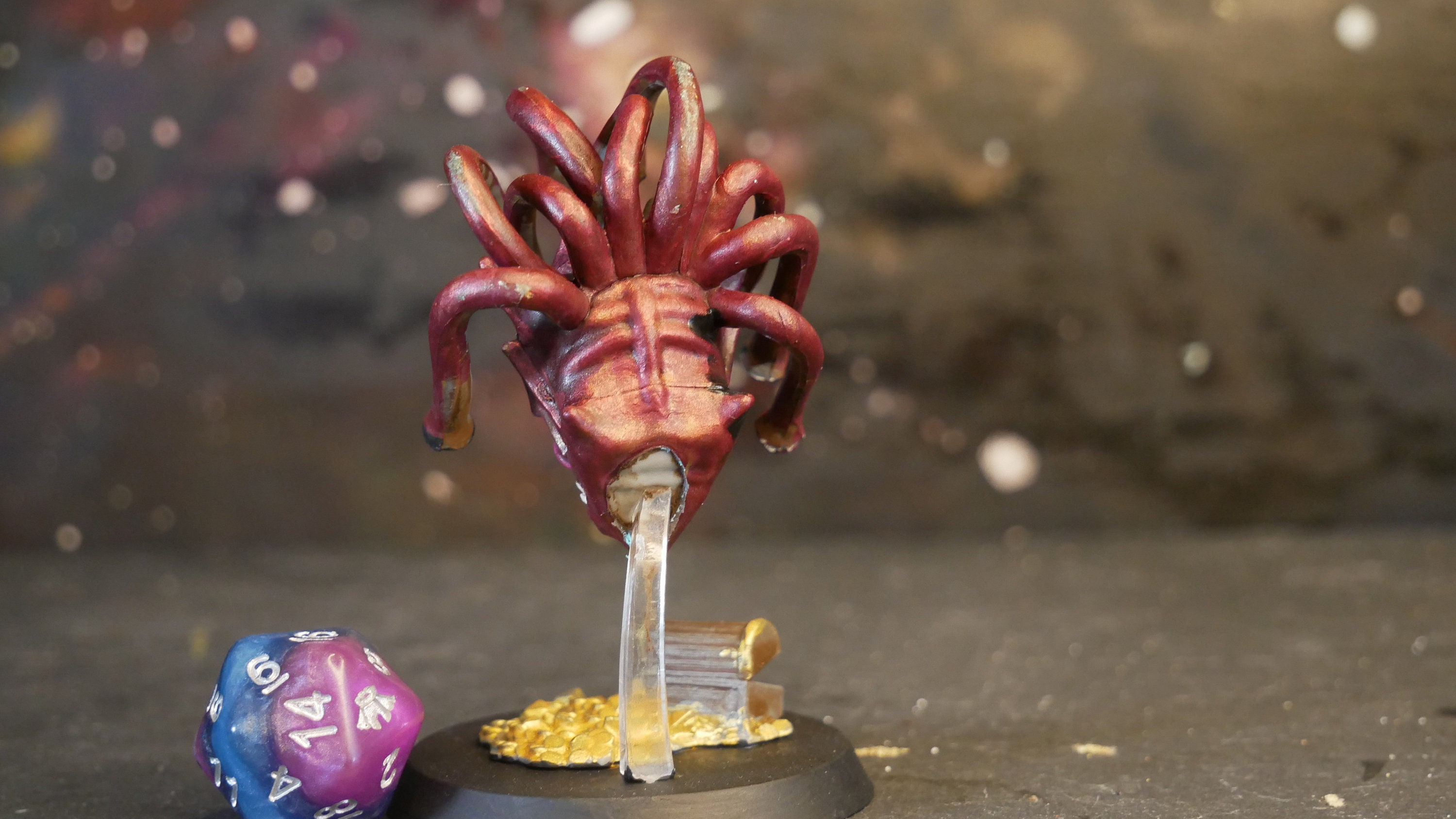Custom-painted Beholder Miniature | TTRPG | Mini | DND | RPG ...