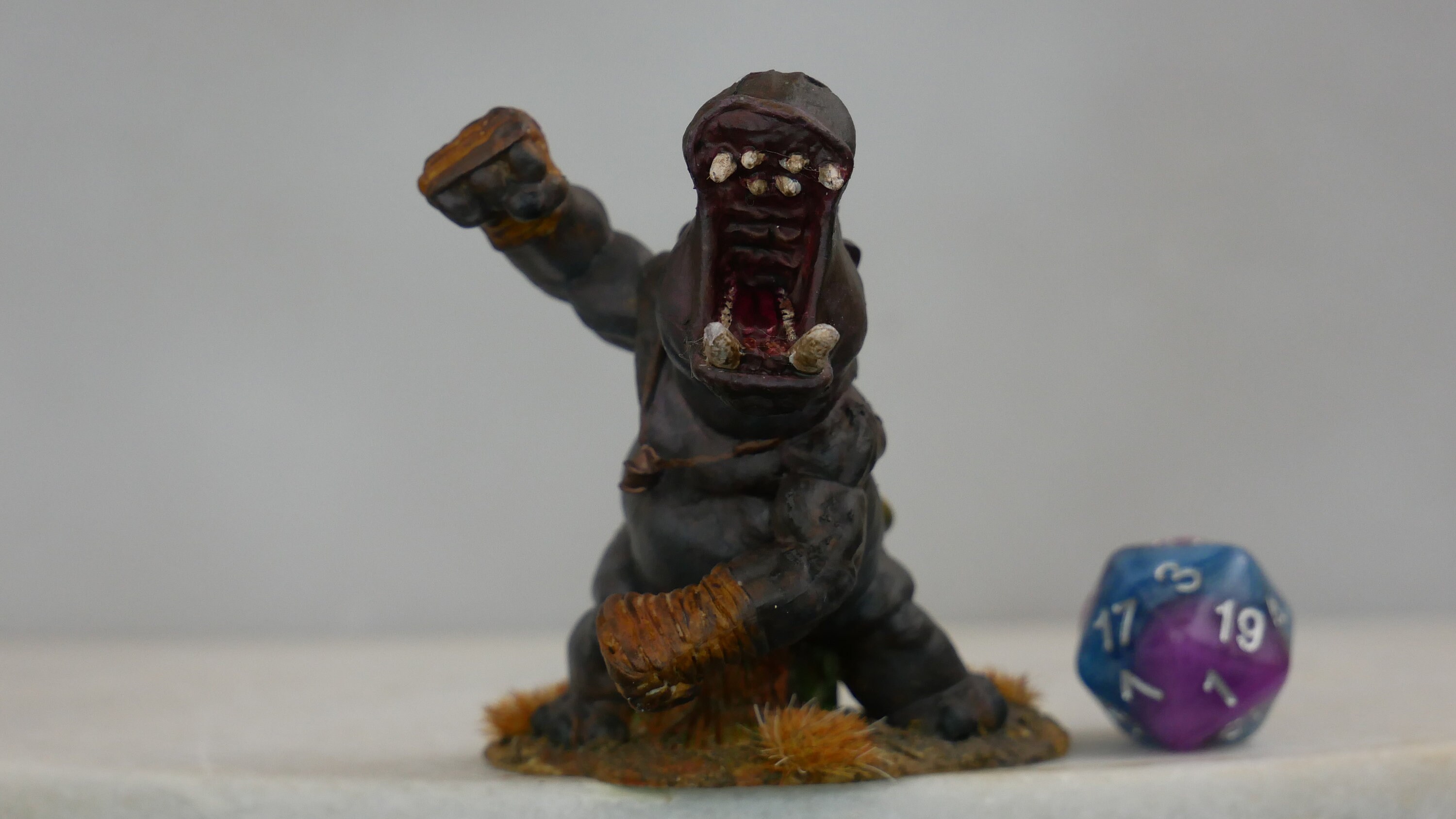 Hand painted Pugilistic Hippo Beastman miniature | TTRPG | RPG | DND ...