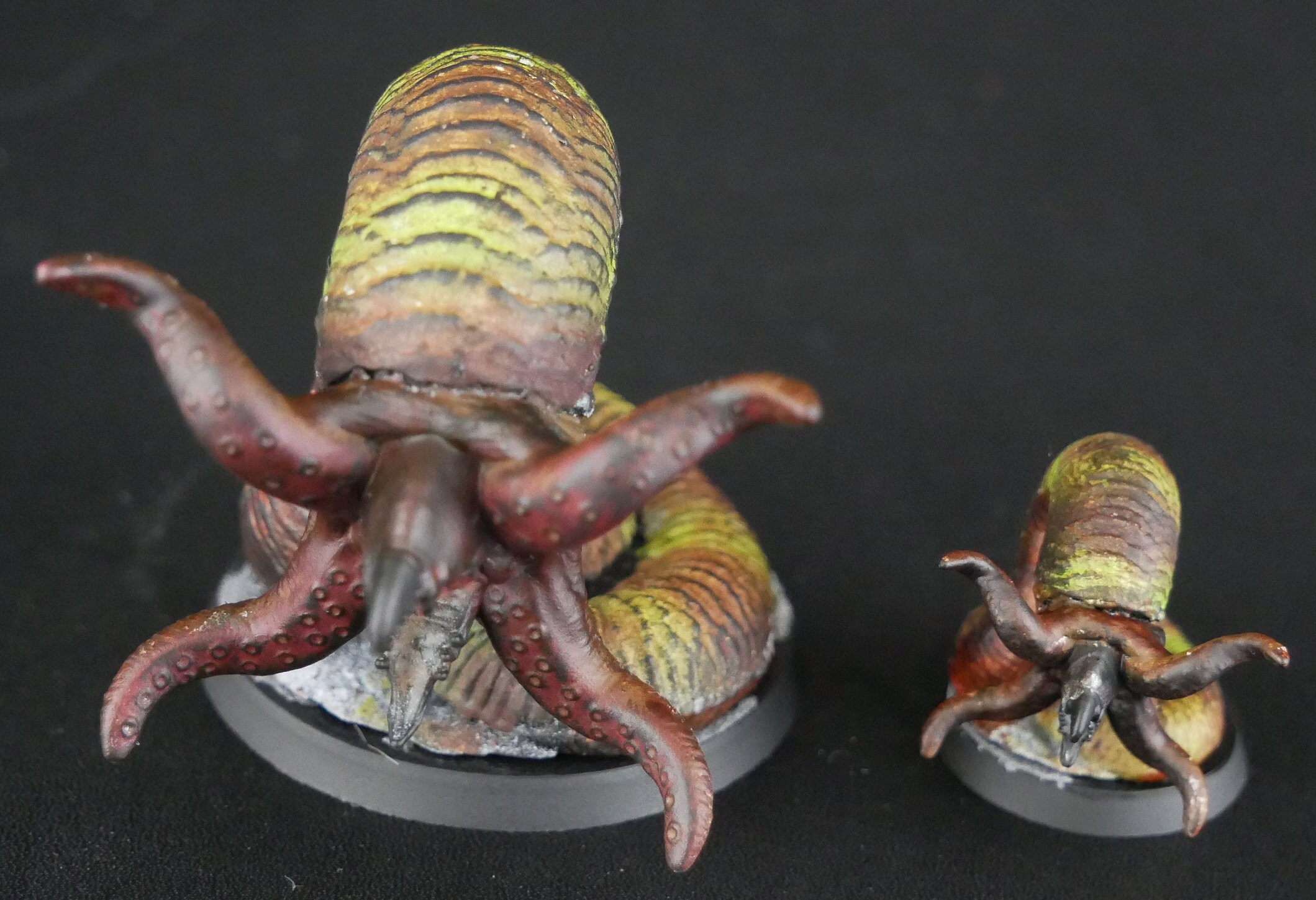 Hand painted Stealthy Grick Alpha and Grick miniatures (2) | TTRPG ...