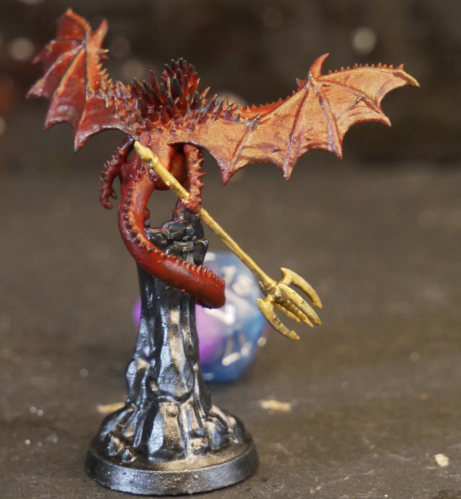 Custom-painted Devil Miniature | TTRPG | Mini | DND | RPG — Hawksmoor's ...
