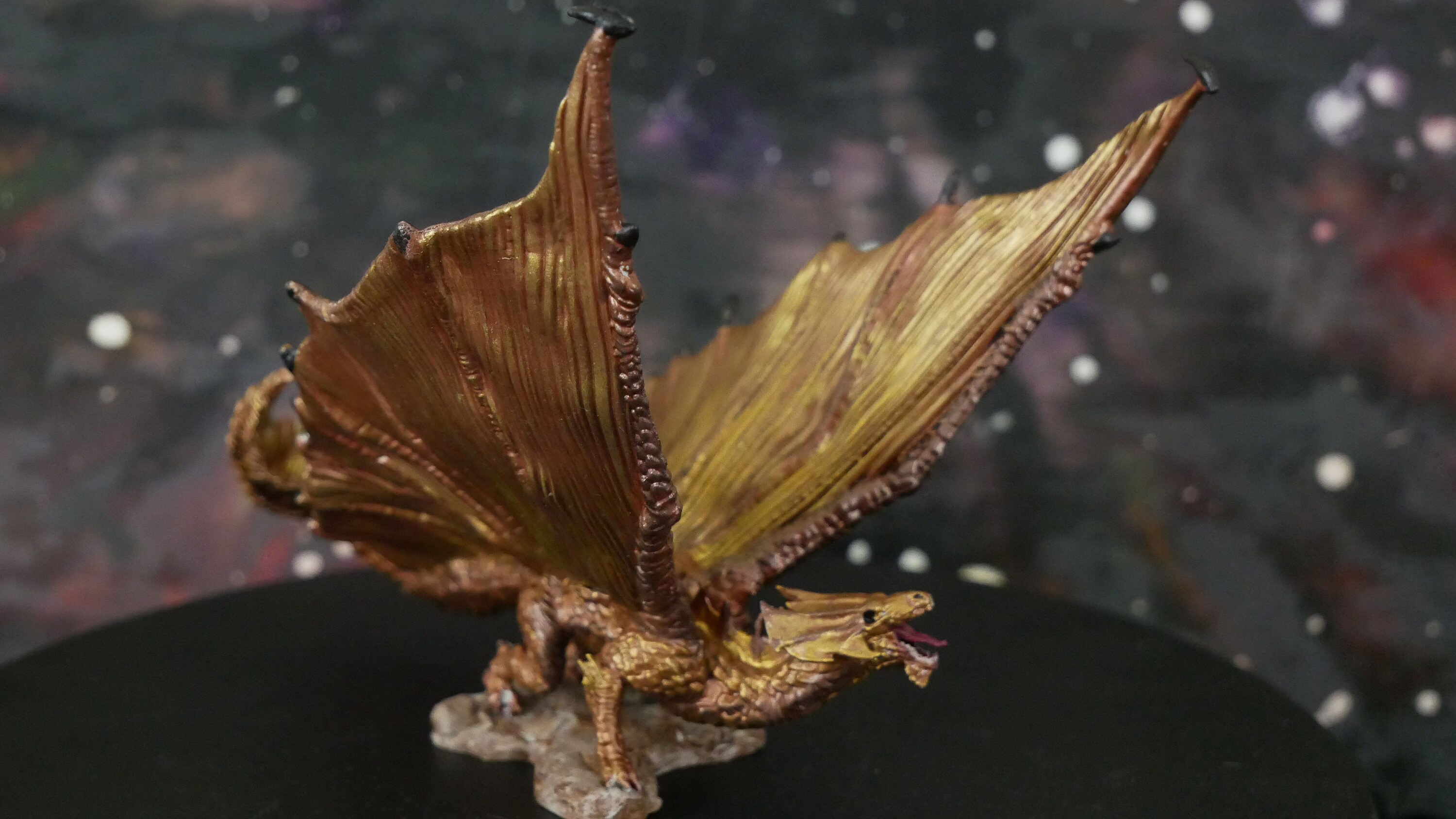 Hand-painted Young Brass Dragon Miniature | TTRPG | Mini | DND | RPG ...