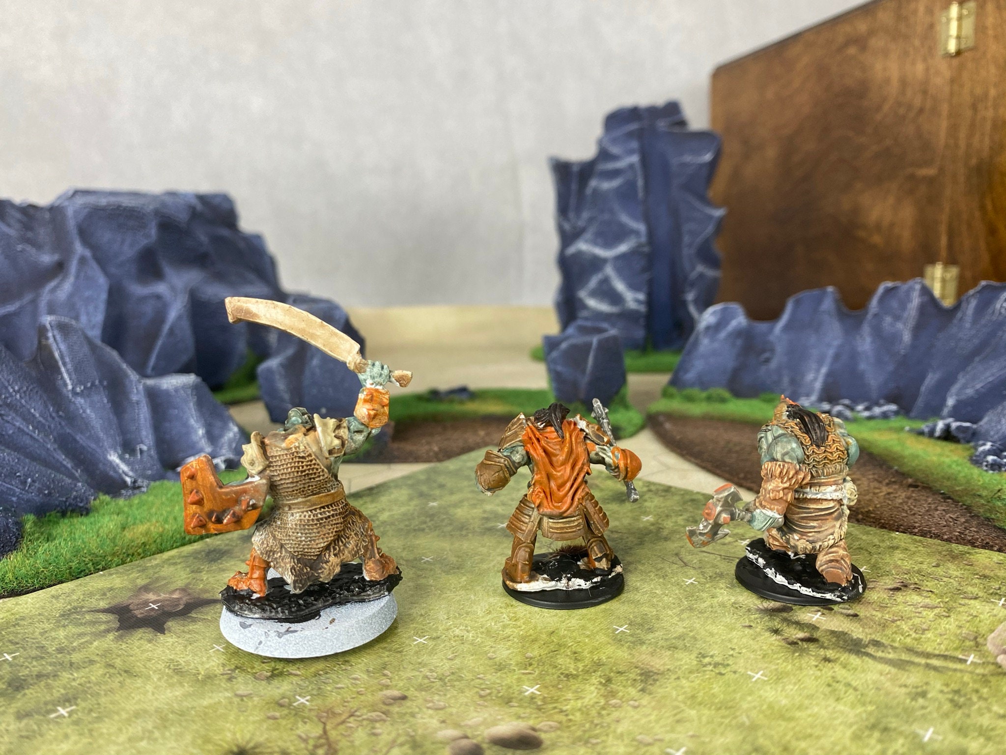 Hand painted Brutal Orc Berserkers miniatures (4) | TTRPG | RPG | DND ...