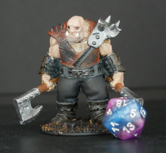 Hand-painted Ogre Warrior Miniature DND TTRPG RPG | Etsy