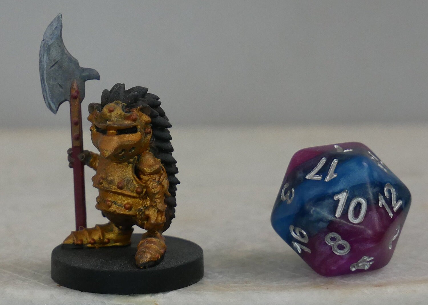 Hand painted Heroic Hedgehog Warrior — Hawksmoor's Menagerie