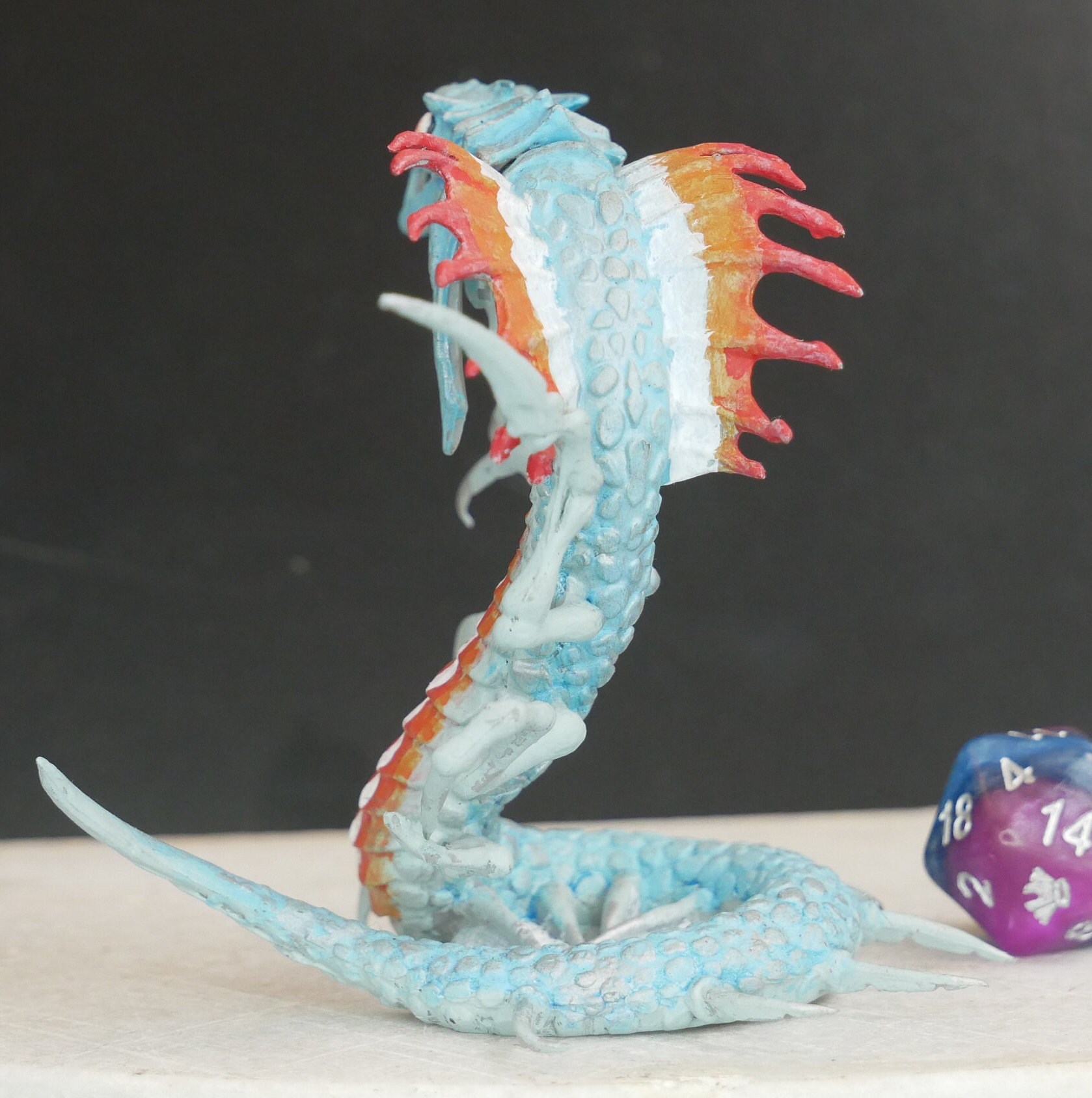 Hand Painted Remorhaz miniature | DND | TTRG | RPG — Hawksmoor's Menagerie